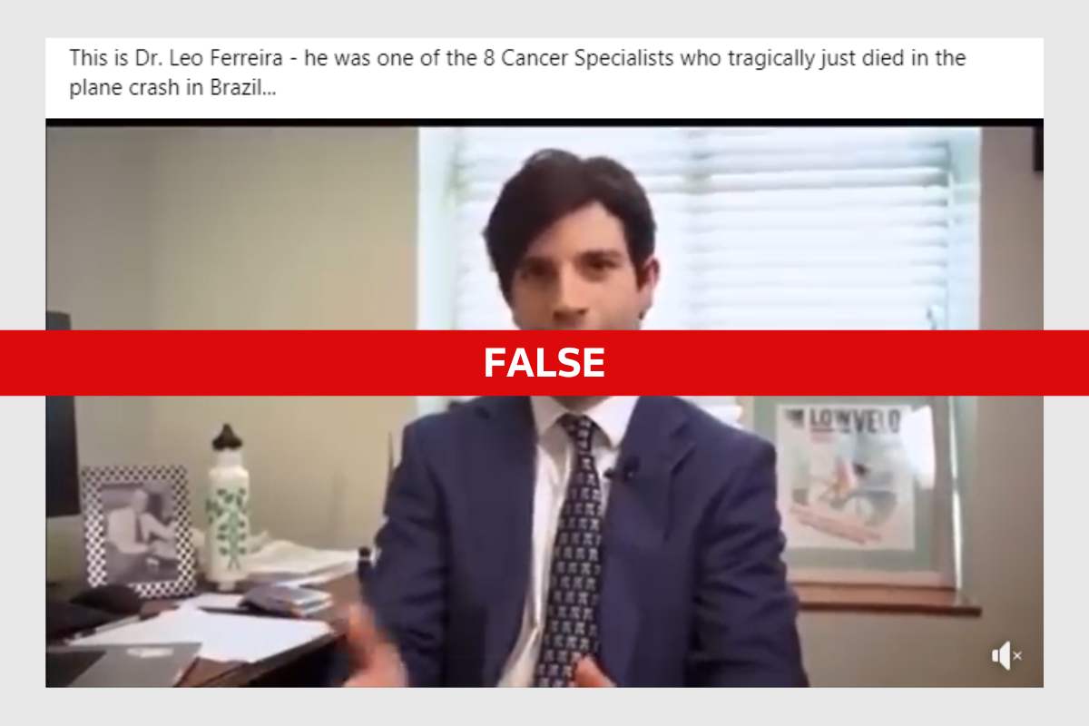 Fact Check: Cancer researcher Leonardo Ferreira misidentified as victim ...