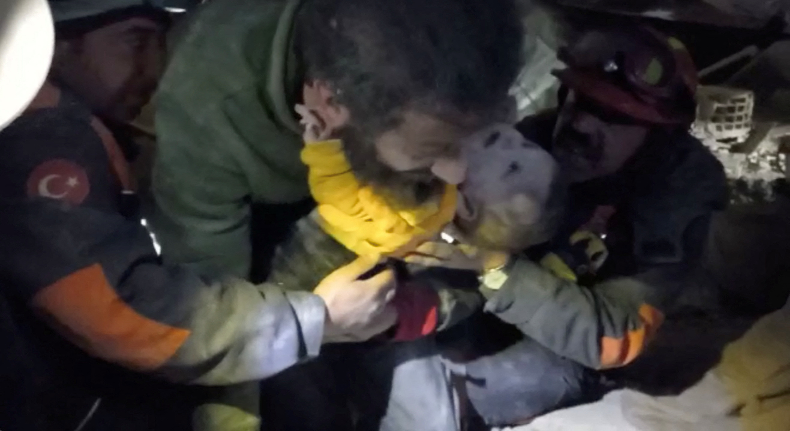 Newborn, toddlers survive days in rubble, bringing joy amid earthquake ...