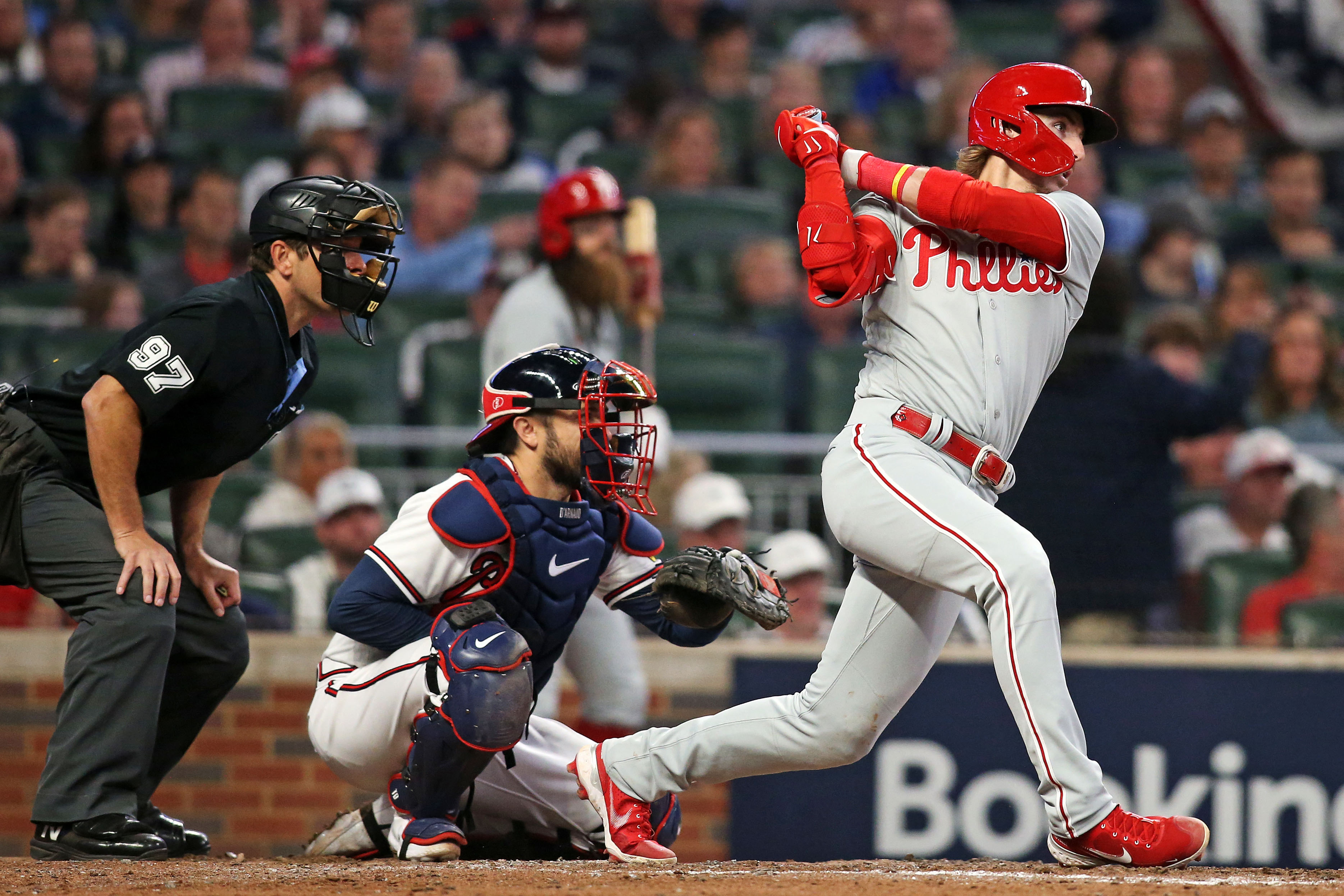Austin Riley, Braves stun Phillies to even NLDS | Reuters