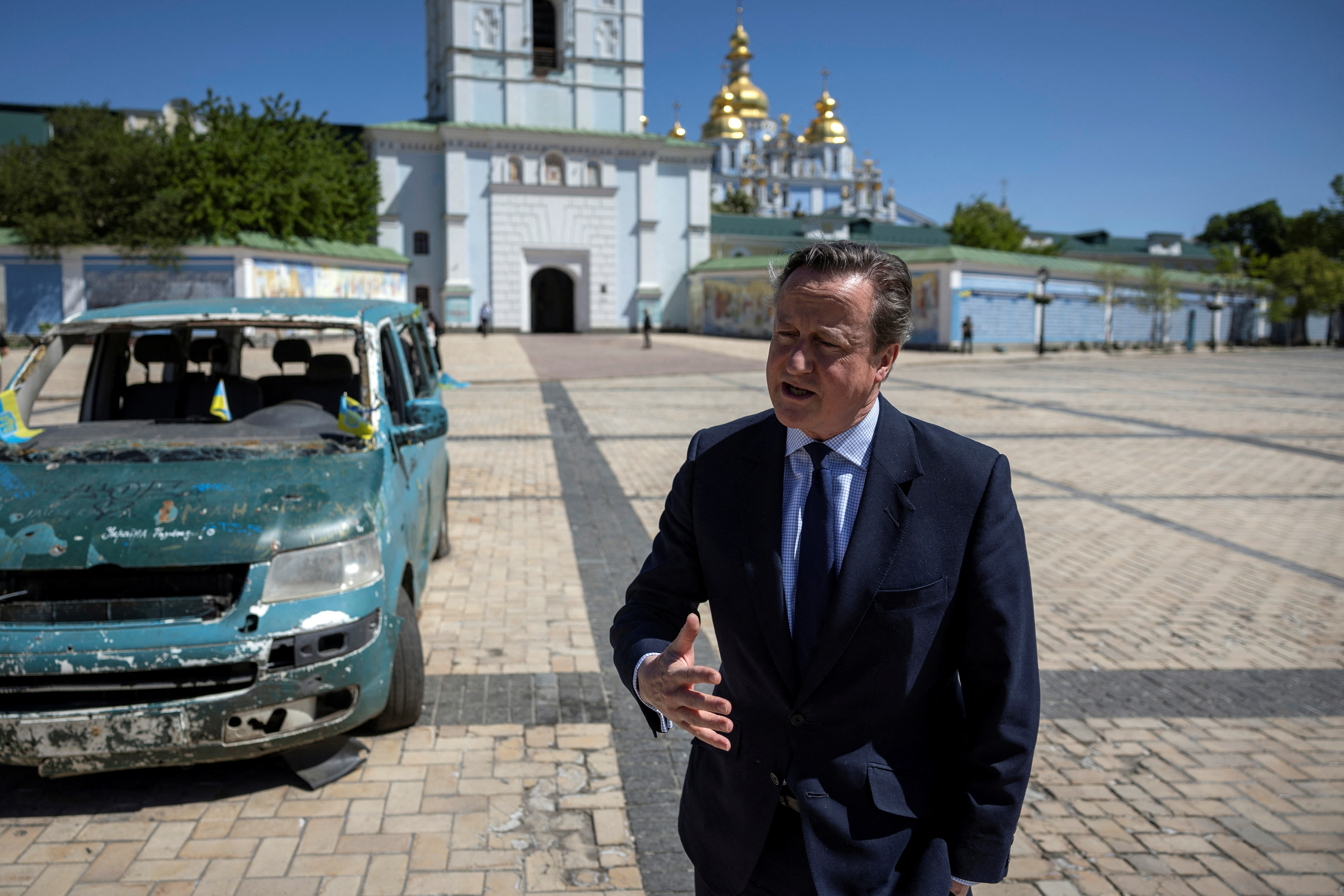 Britain's Cameron, in Kyiv, promises Ukraine aid for 'as long as it takes' | Reuters