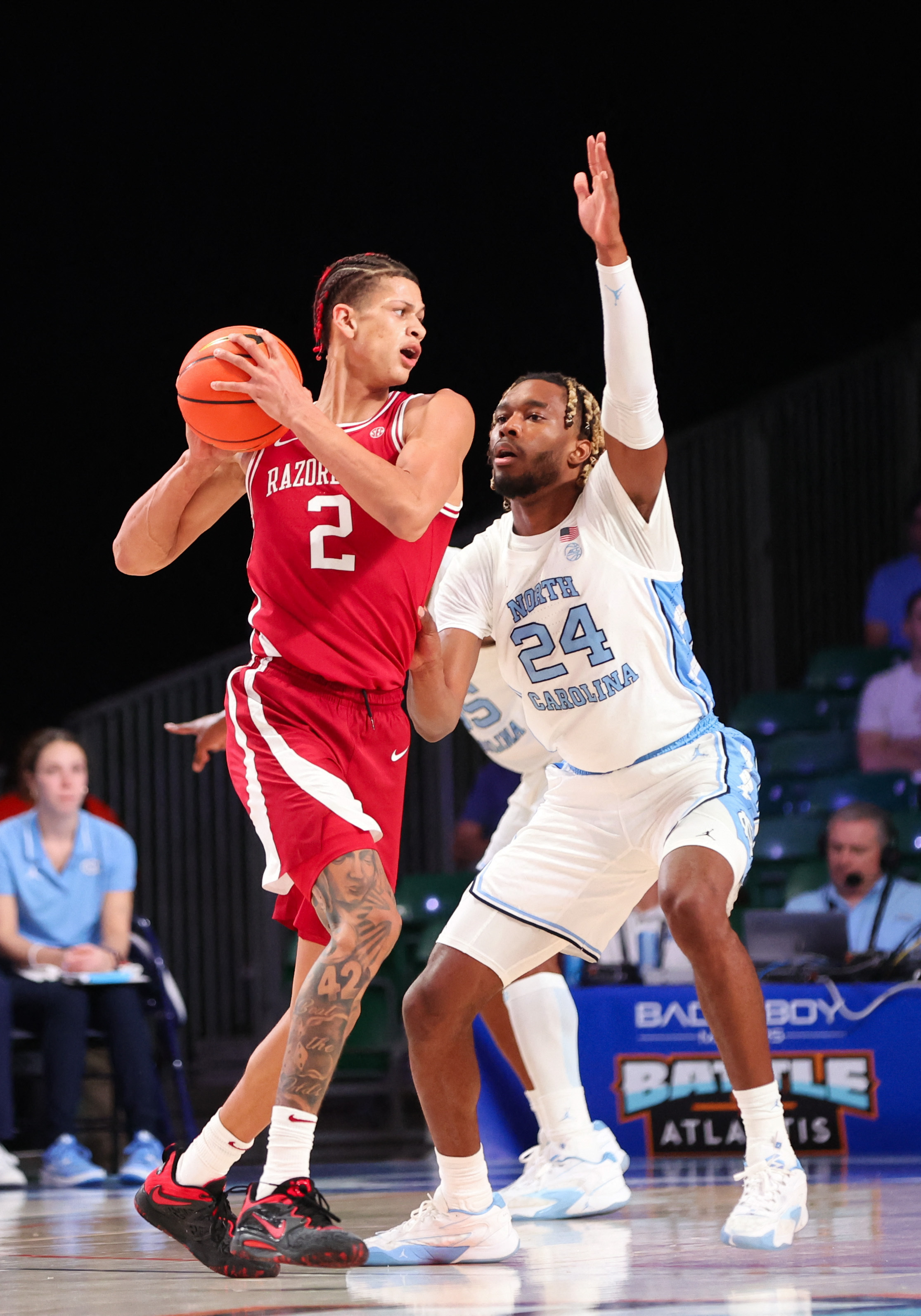 RJ Davis paces No. 14 North Carolina past No. 20 Arkansas | Reuters