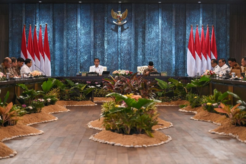 Indonesia holds first cabinet meeting in planned new capital, Nusantara ...