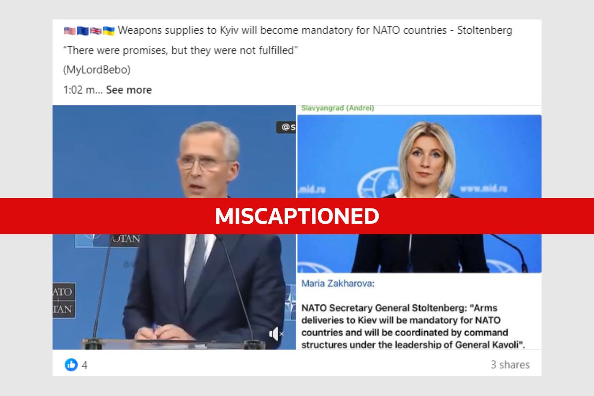 Fact Check: No evidence Ukraine military aid will be mandatory for NATO countries | Reuters