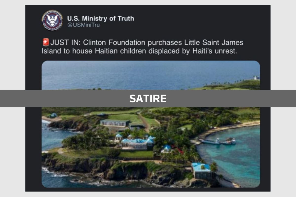 Fact Check: Posts about Clinton Foundation purchasing Epstein island ...