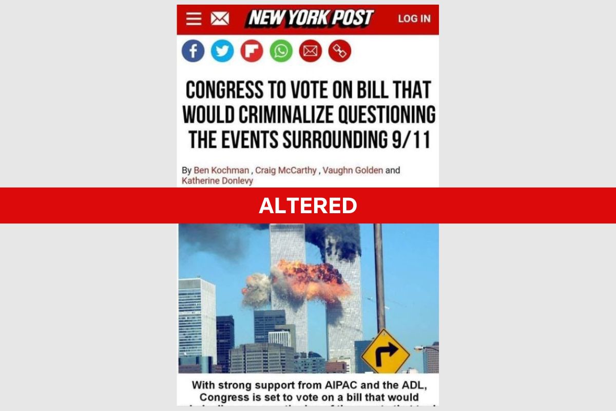 Fact Check: New York Post headline about criminalizing 9/11 questioning ...