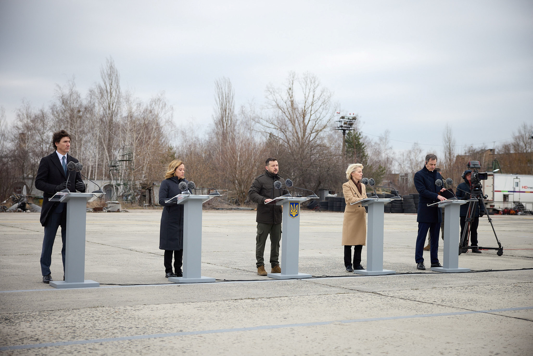 Western leaders in Kyiv pledge support for Ukraine on war anniversary ...