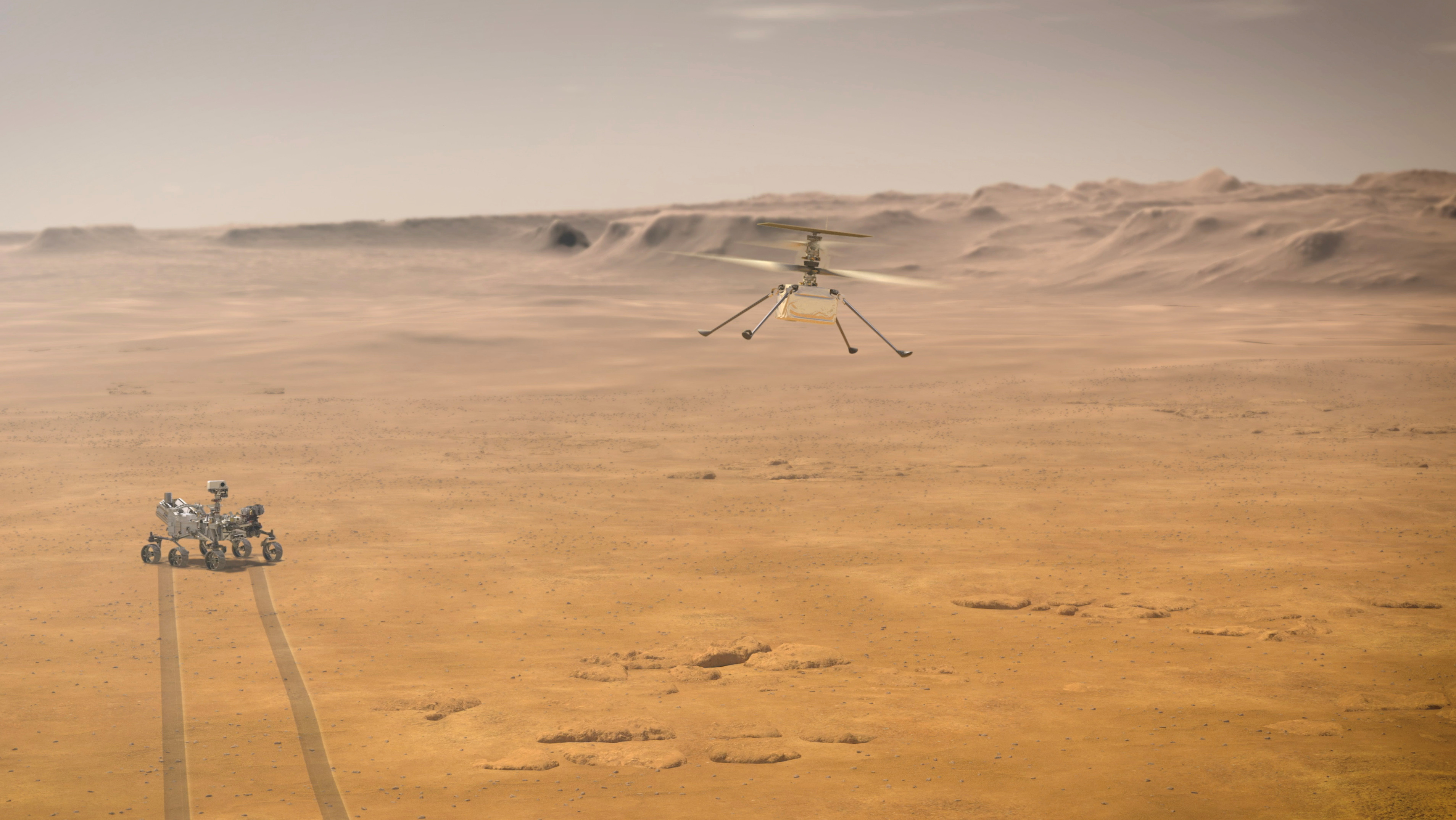 Historic Mars helicopter test flight set for early April | Reuters
