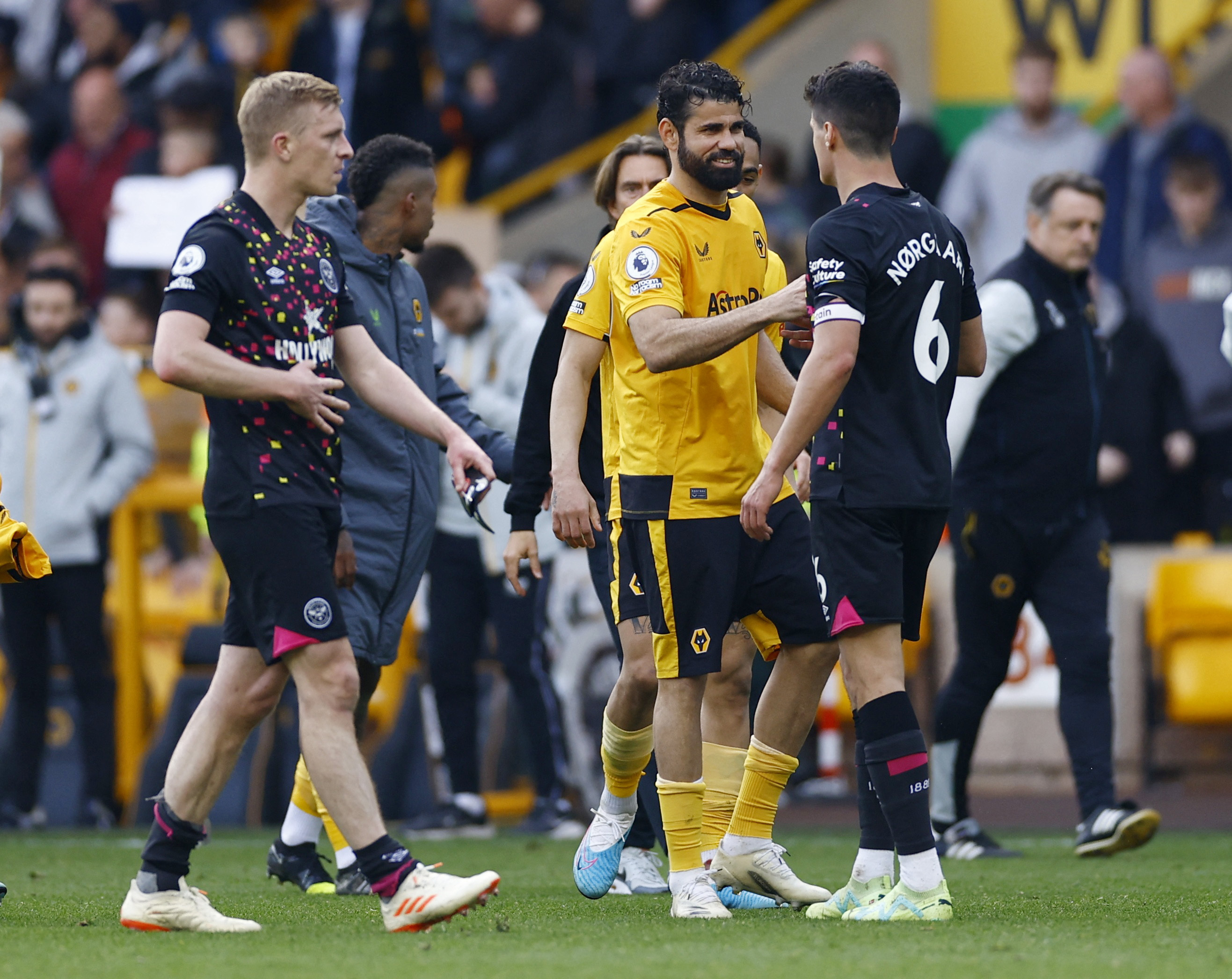 Costa grabs first Wolves goal in 2-0 win over Brentford | Reuters