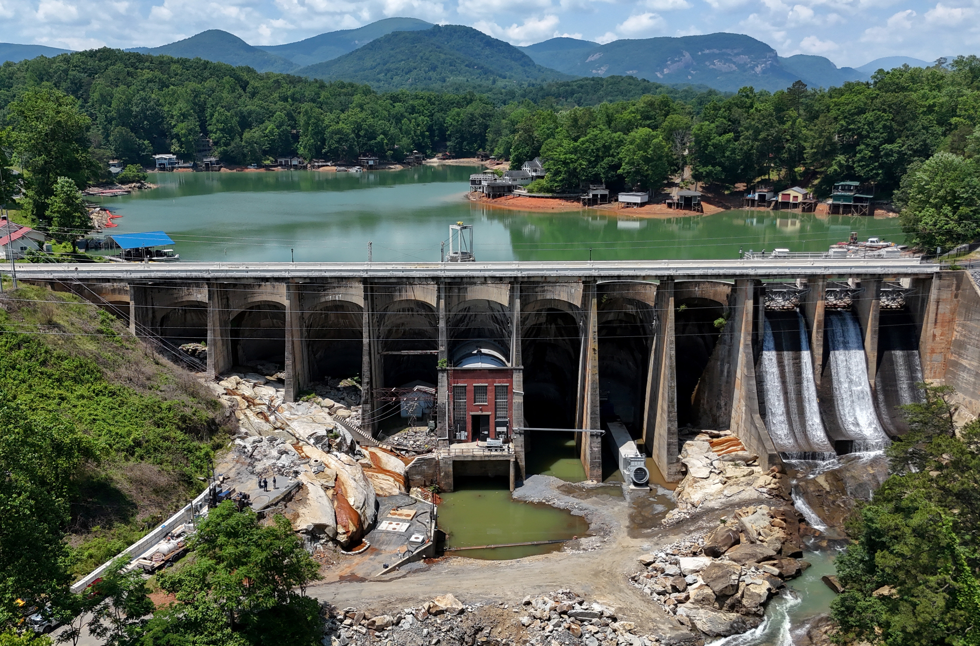 Dam Break Lake Lure