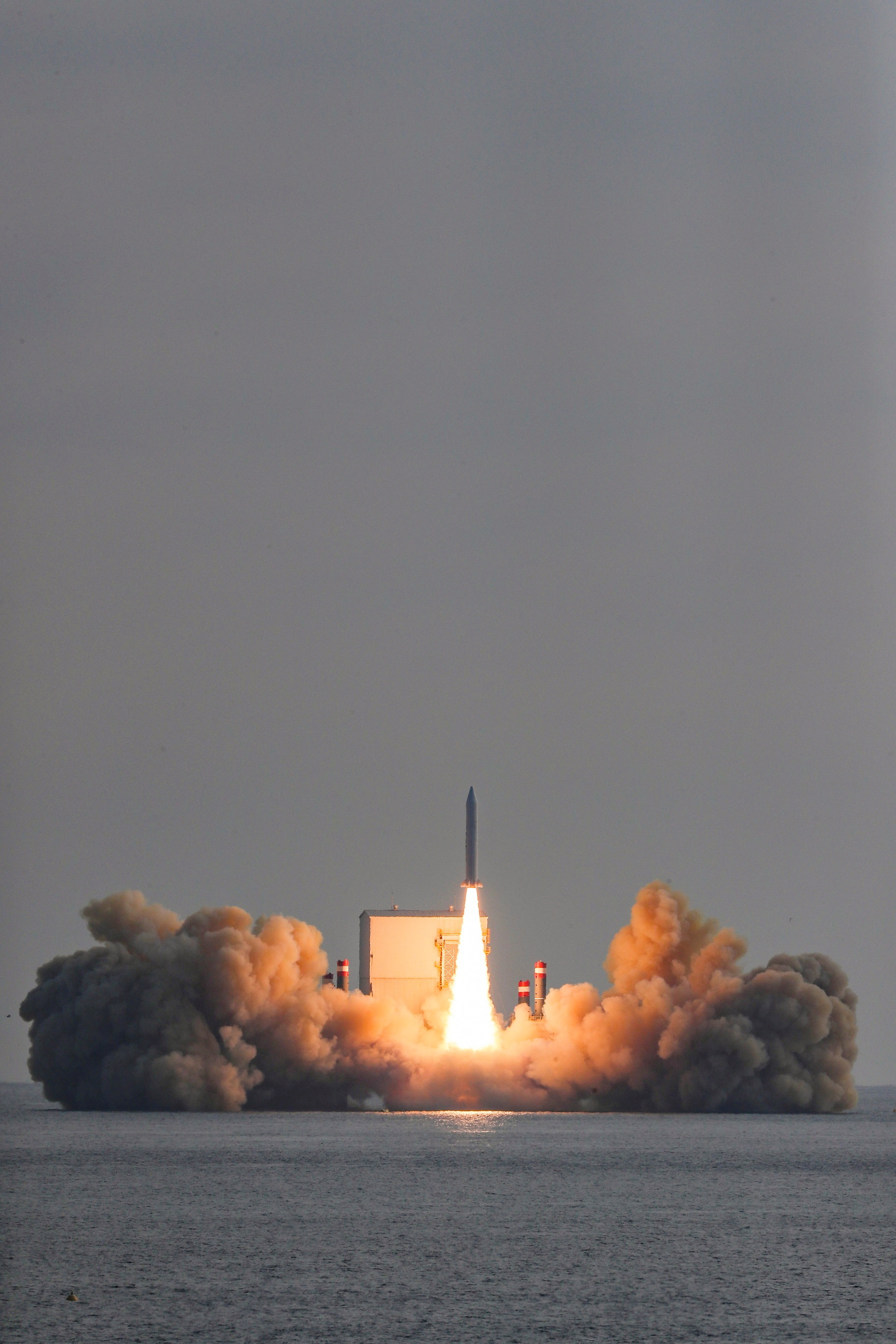 South Korea flies solid-fuel rocket amid space race with North Korea ...
