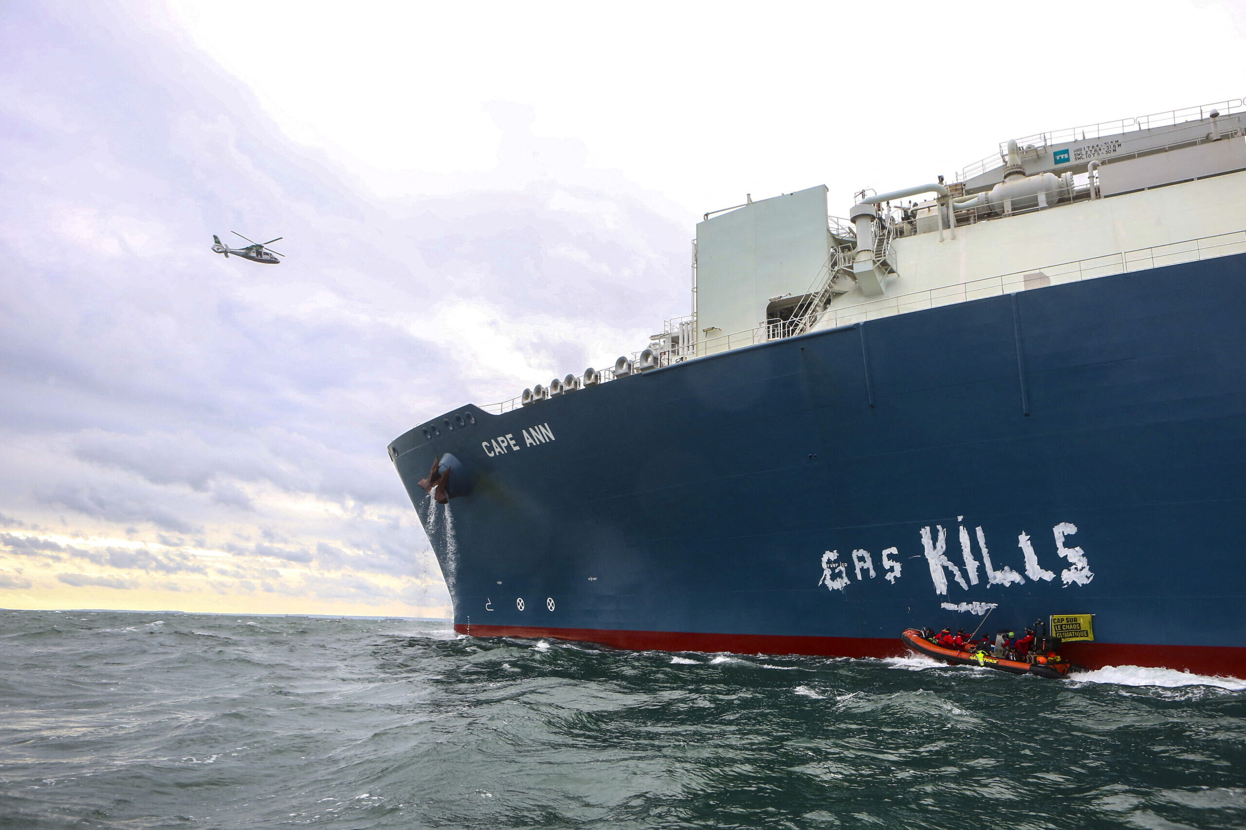 Greenpeace blocks arrival of new LNG unit at French port | Reuters
