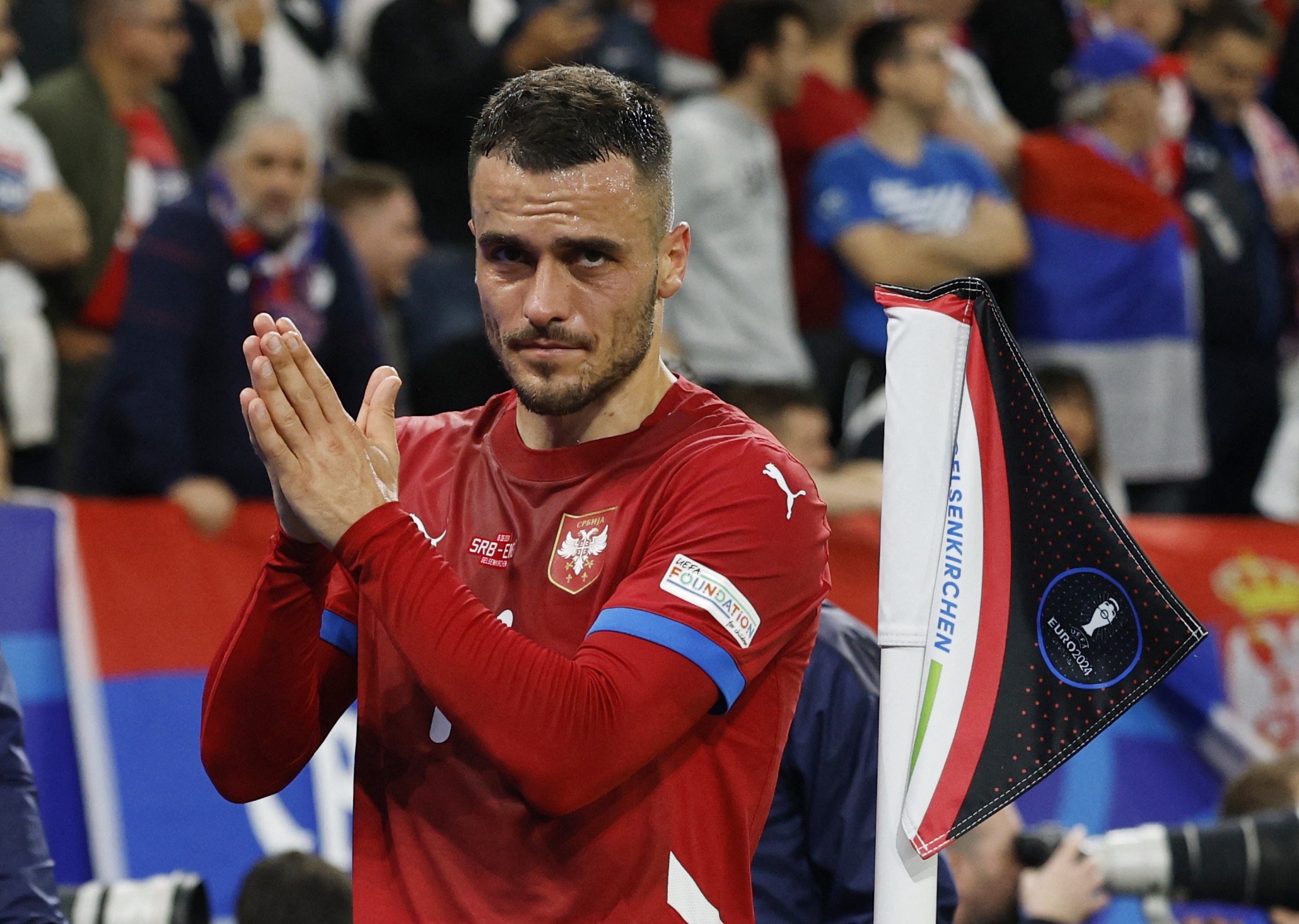 Serbia's Kostic out of Euros due to knee injury | Reuters