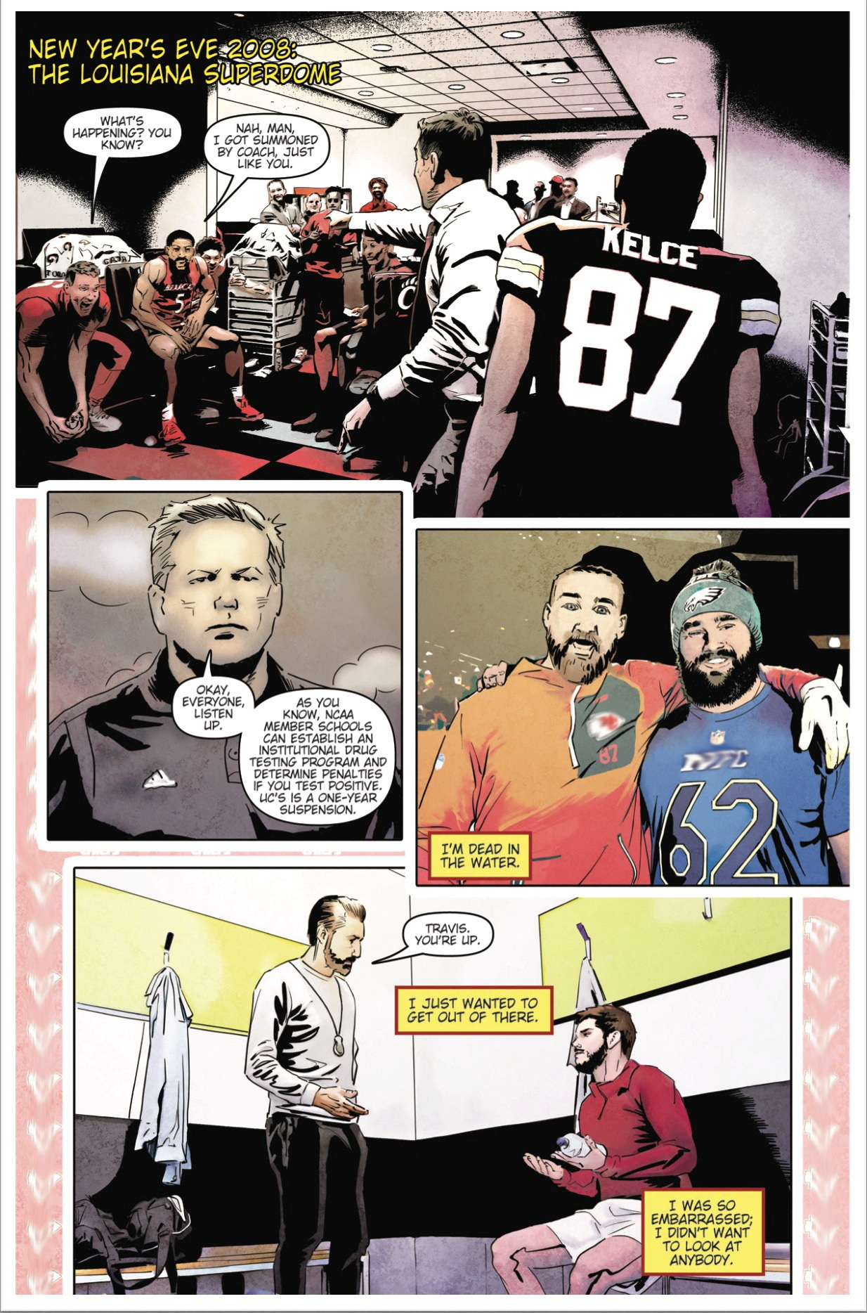 Travis Kelce star of his own biographical comic book | Reuters
