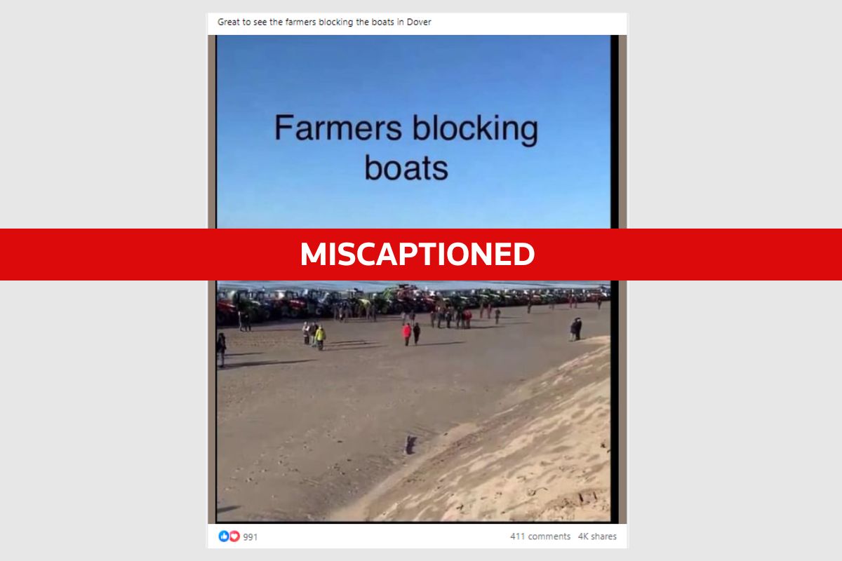 Fact Check: Image shows farmer protest in France, not tractors blocking ...