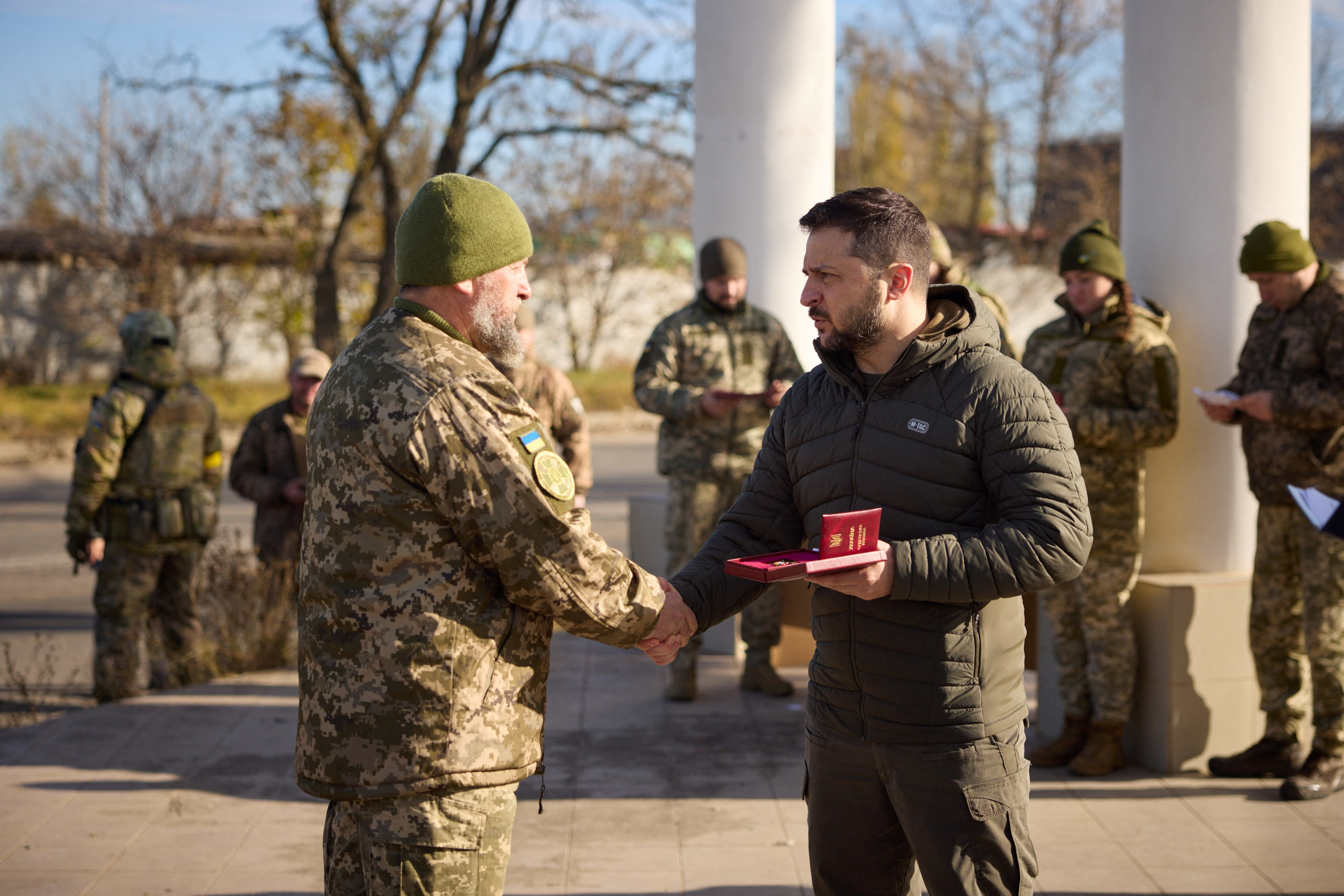 Ukrainian president visits Kherson, celebrates Russian retreat | Reuters