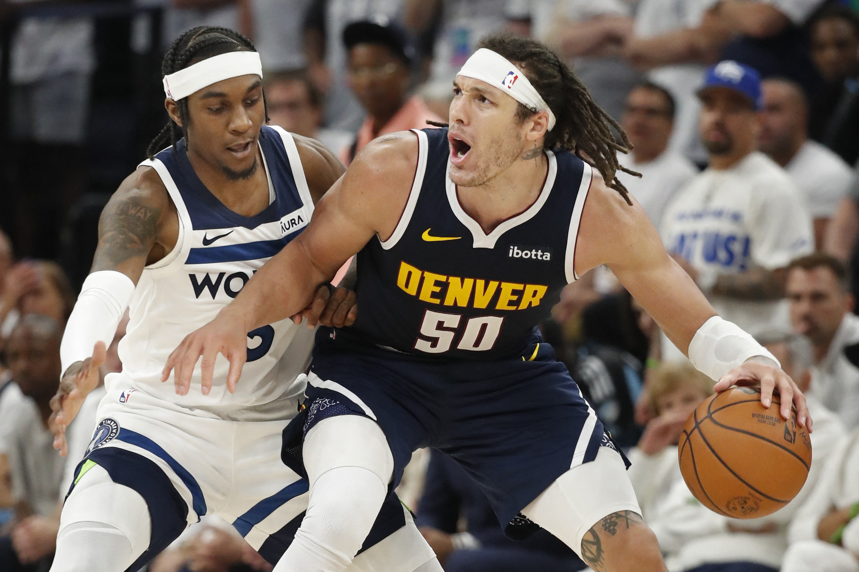 Road team wins again as Nuggets knock off Wolves, tie series | Reuters