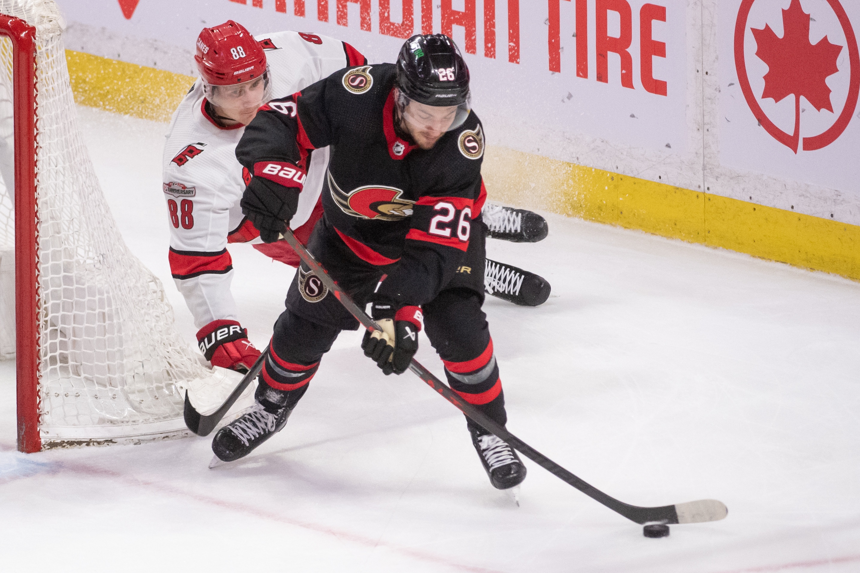 Claude Giroux hits milestone, nets game-winner as Sens top Canes | Reuters