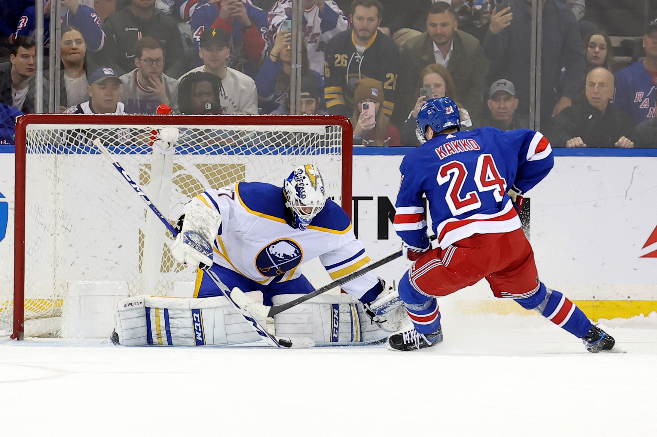 Sabres keep playoff hopes alive by beating Rangers in shootout | Reuters