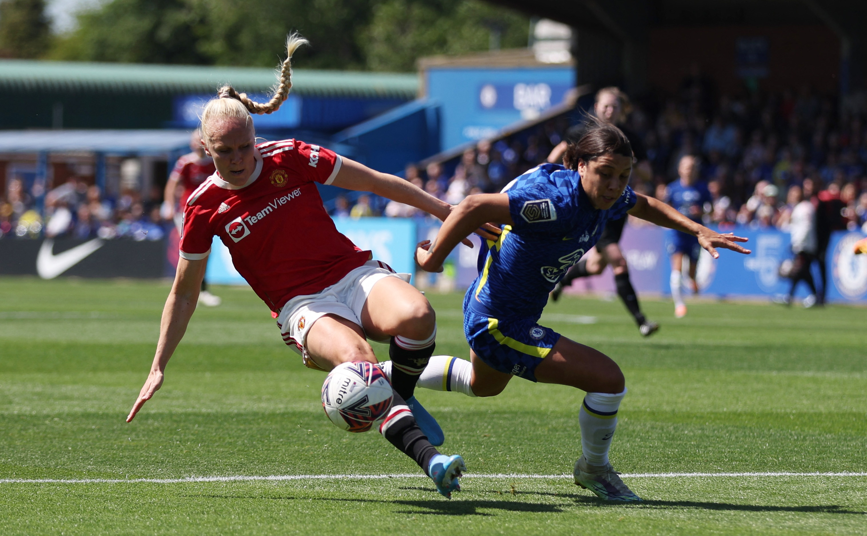 Chelsea crowned WSL champions as Kerr shines in win over Man United ...