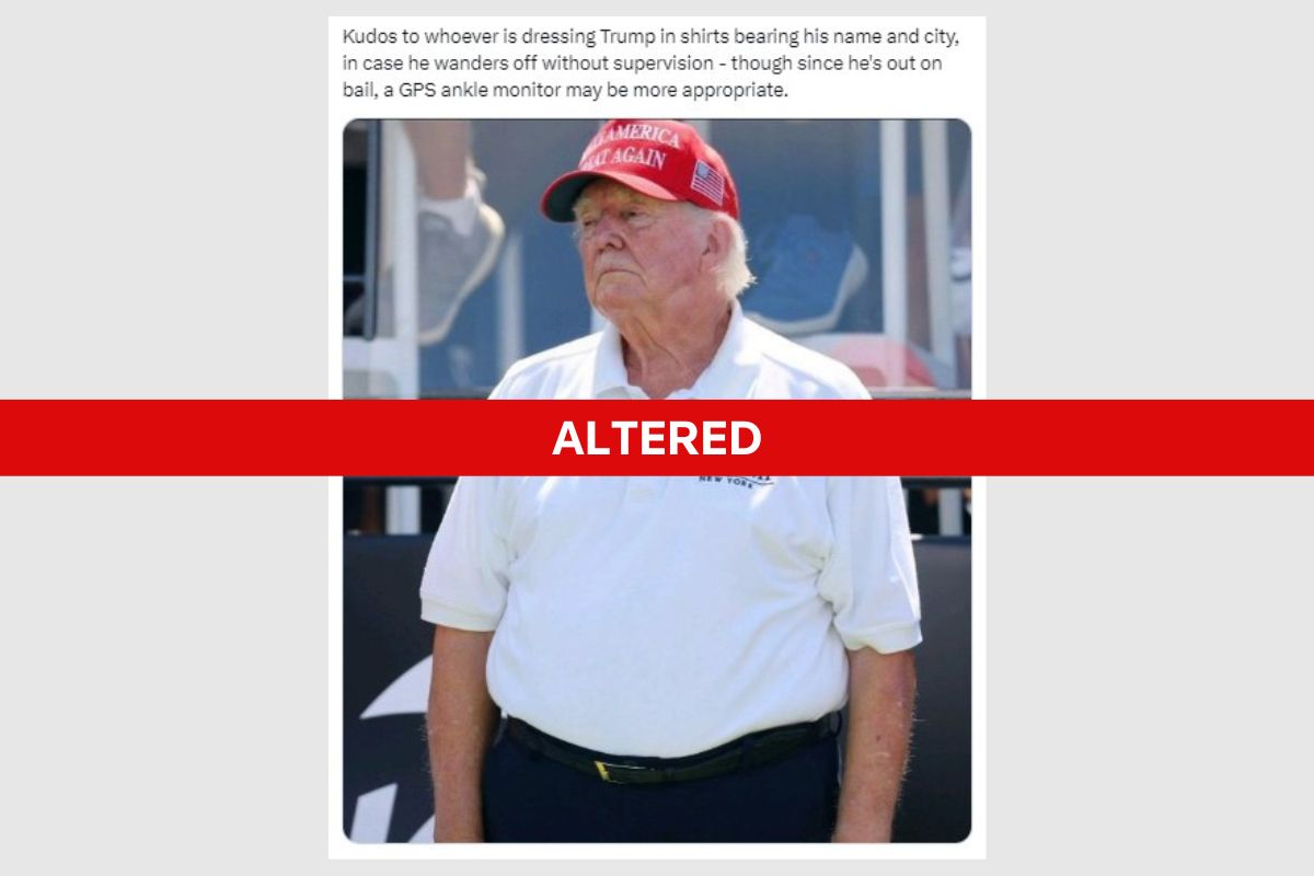 Fact Check: Image of Donald Trump on golf course altered to make him ...