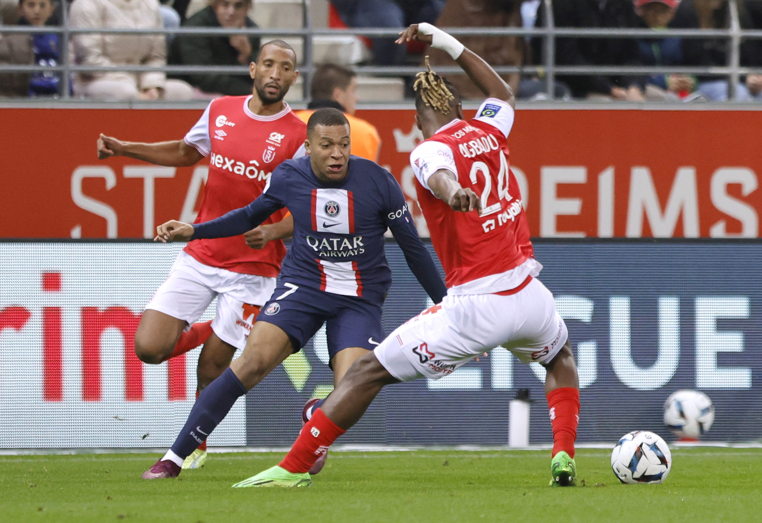 Ramos sees red as PSG concede draw at Reims in Ligue 1 | Reuters