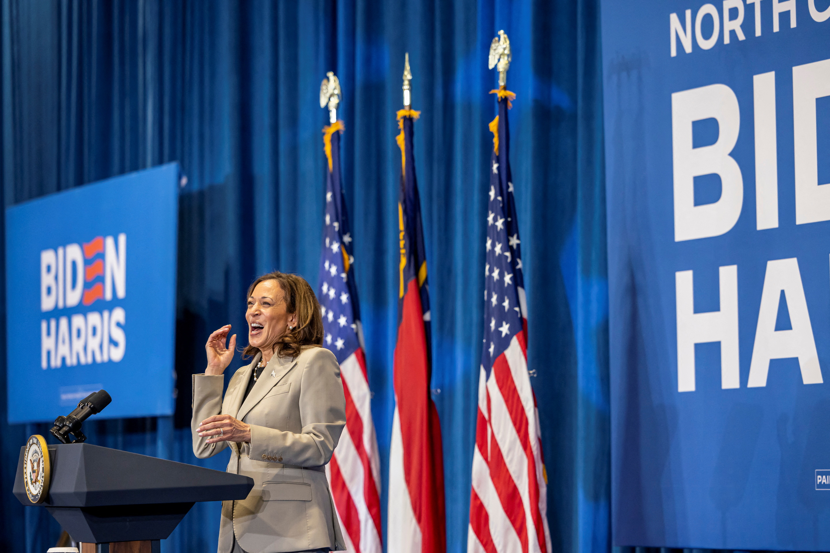 VP Harris to worried Democratic donors: 'we are going to win' | Reuters