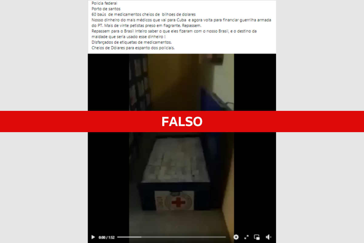 Checagem de fatos: Vídeo mostra baús com dólares encontrados em Gana, não no Porto de Santos ...
