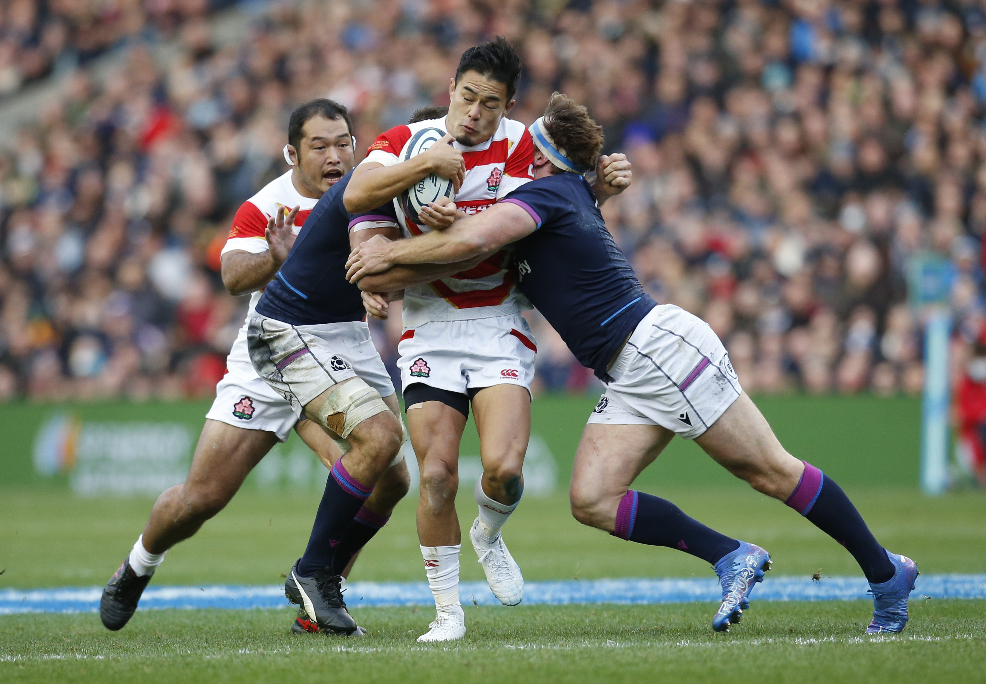 Record breaker Hogg leads scrappy Scots to 29-20 victory over Japan ...