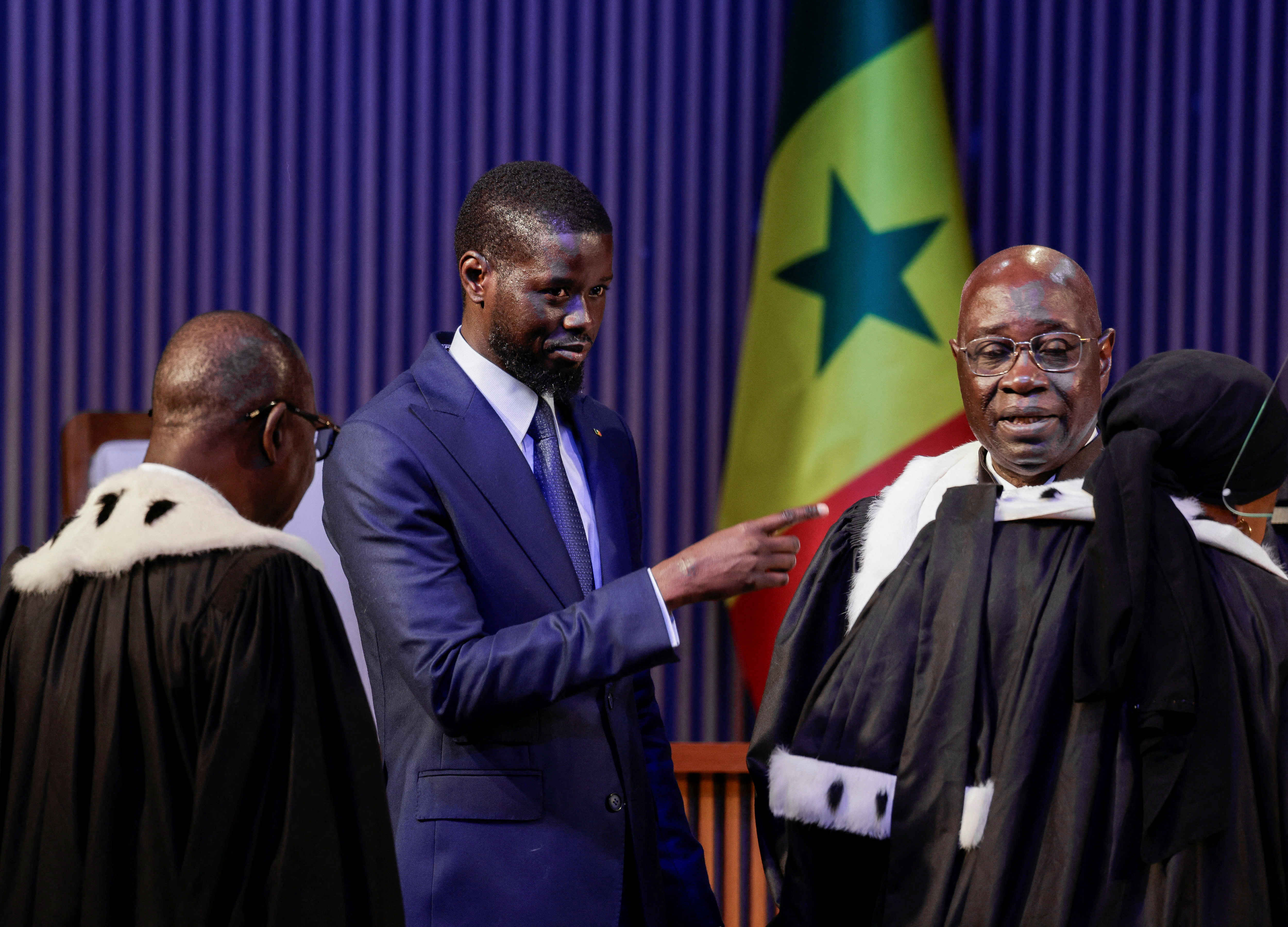 Faye sworn in as Senegal president, cites 'profound desire for change ...