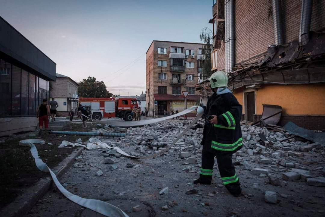 Russian missiles kill nine, destroy hotel in eastern Donetsk, Ukraine ...