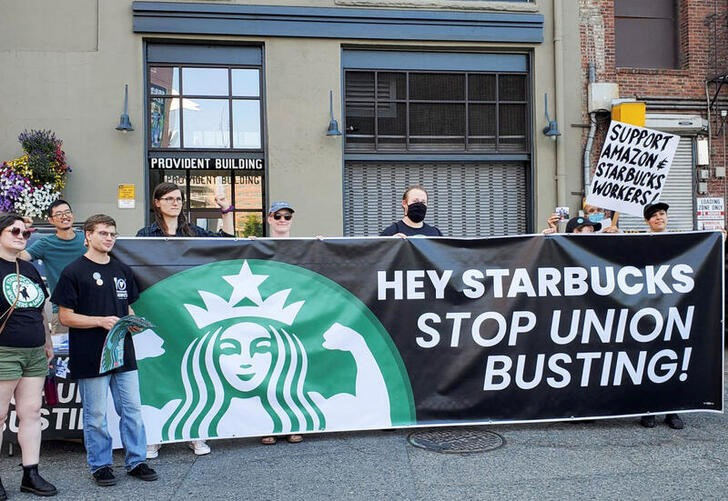 U.S. labor board rejects Starbucks' call to revisit union election test ...