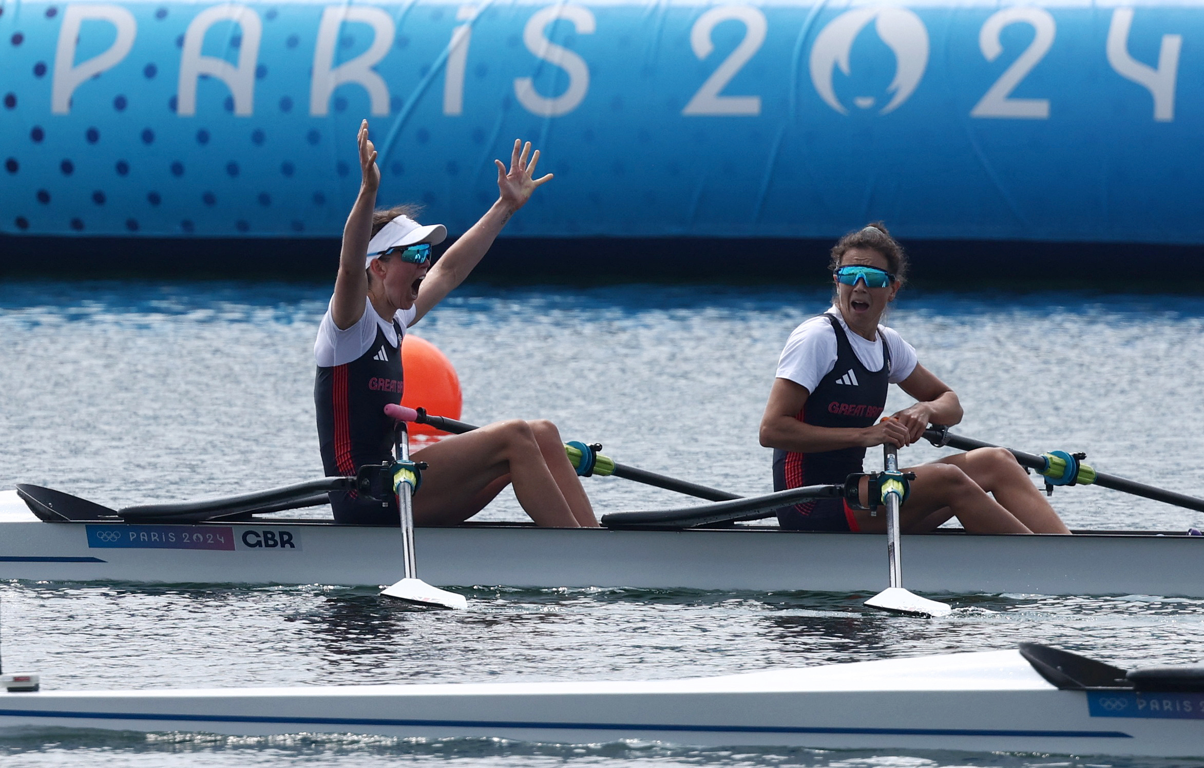Rowing-Britain win women's lightweight double sculls gold at Paris ...