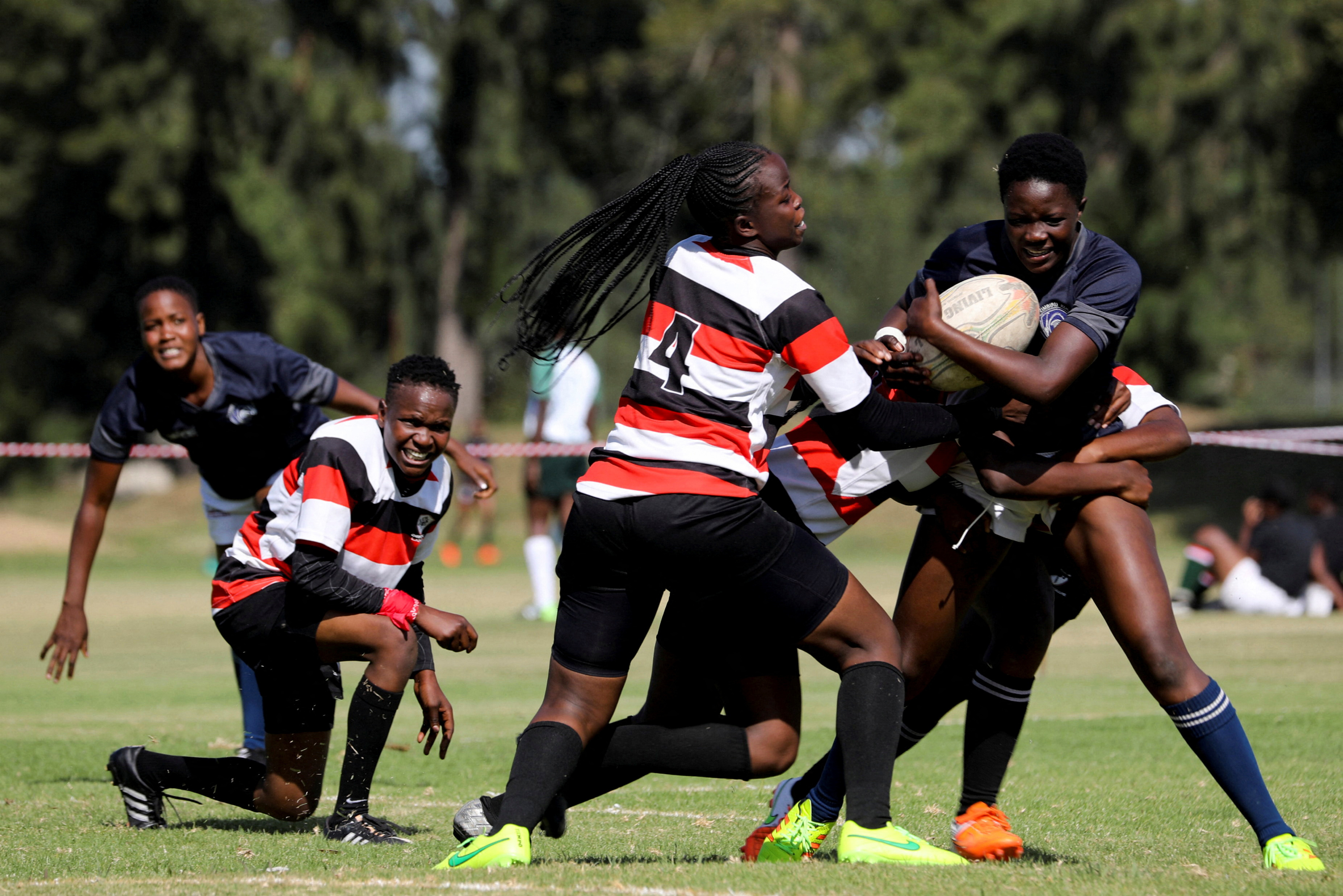 In Zimbabwe, female rugby team seeks to keep girls off the streets ...