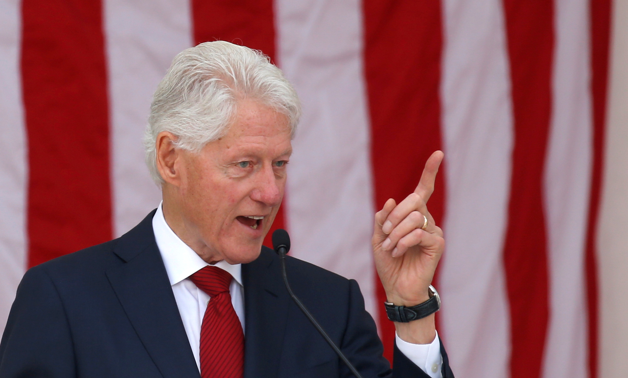 Former U.S. President Clinton improving but will remain hospitalized ...