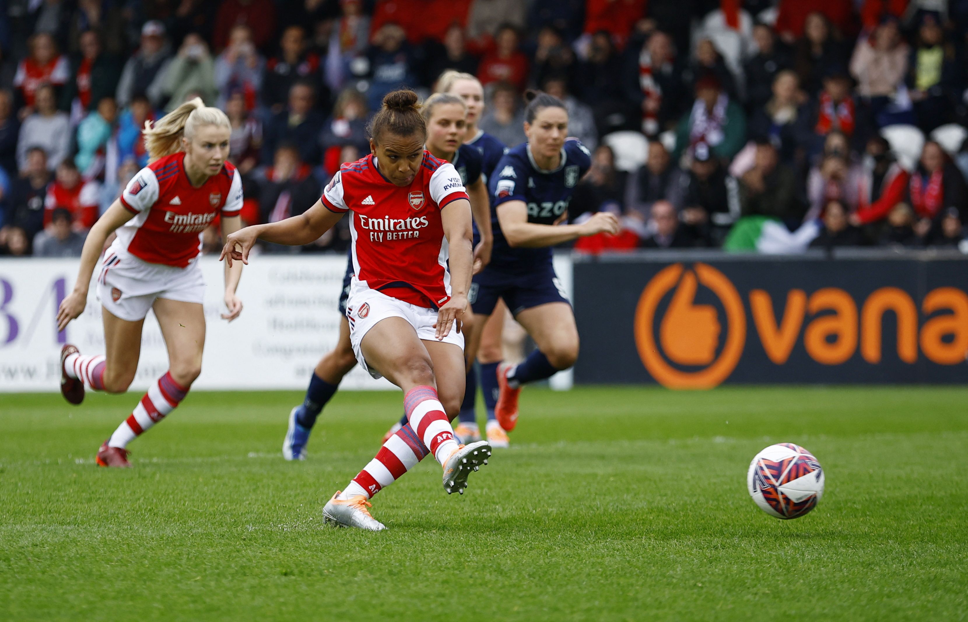 Arsenal thump Villa but Chelsea edge closer to WSL title | Reuters