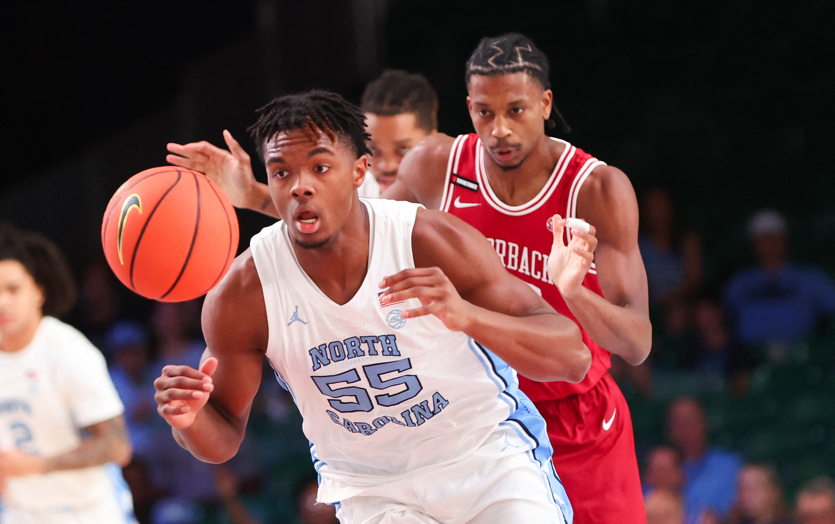 RJ Davis paces No. 14 North Carolina past No. 20 Arkansas | Reuters