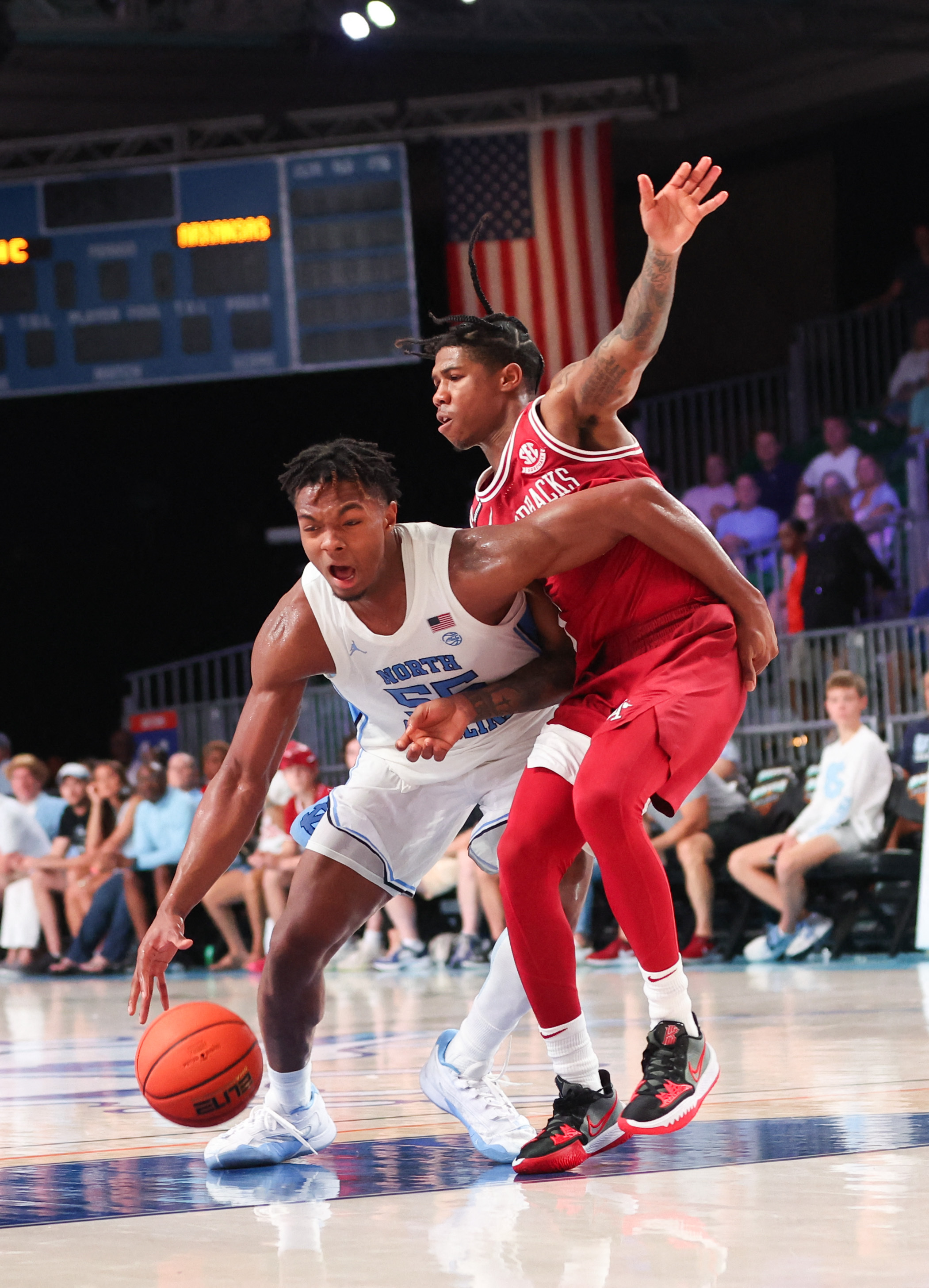 RJ Davis paces No. 14 North Carolina past No. 20 Arkansas | Reuters