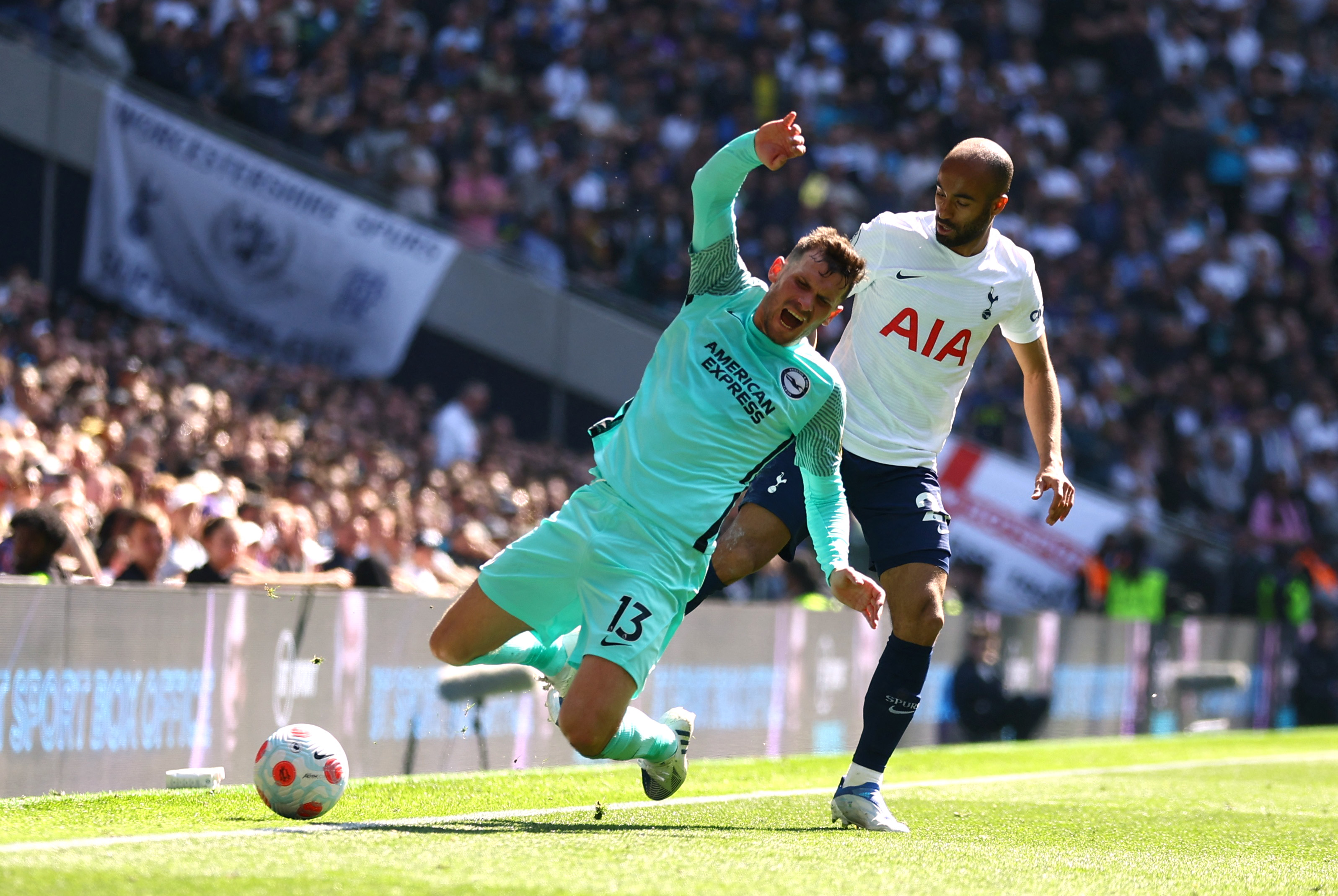 Tottenham's top-four hopes dented by home loss to Brighton | Reuters
