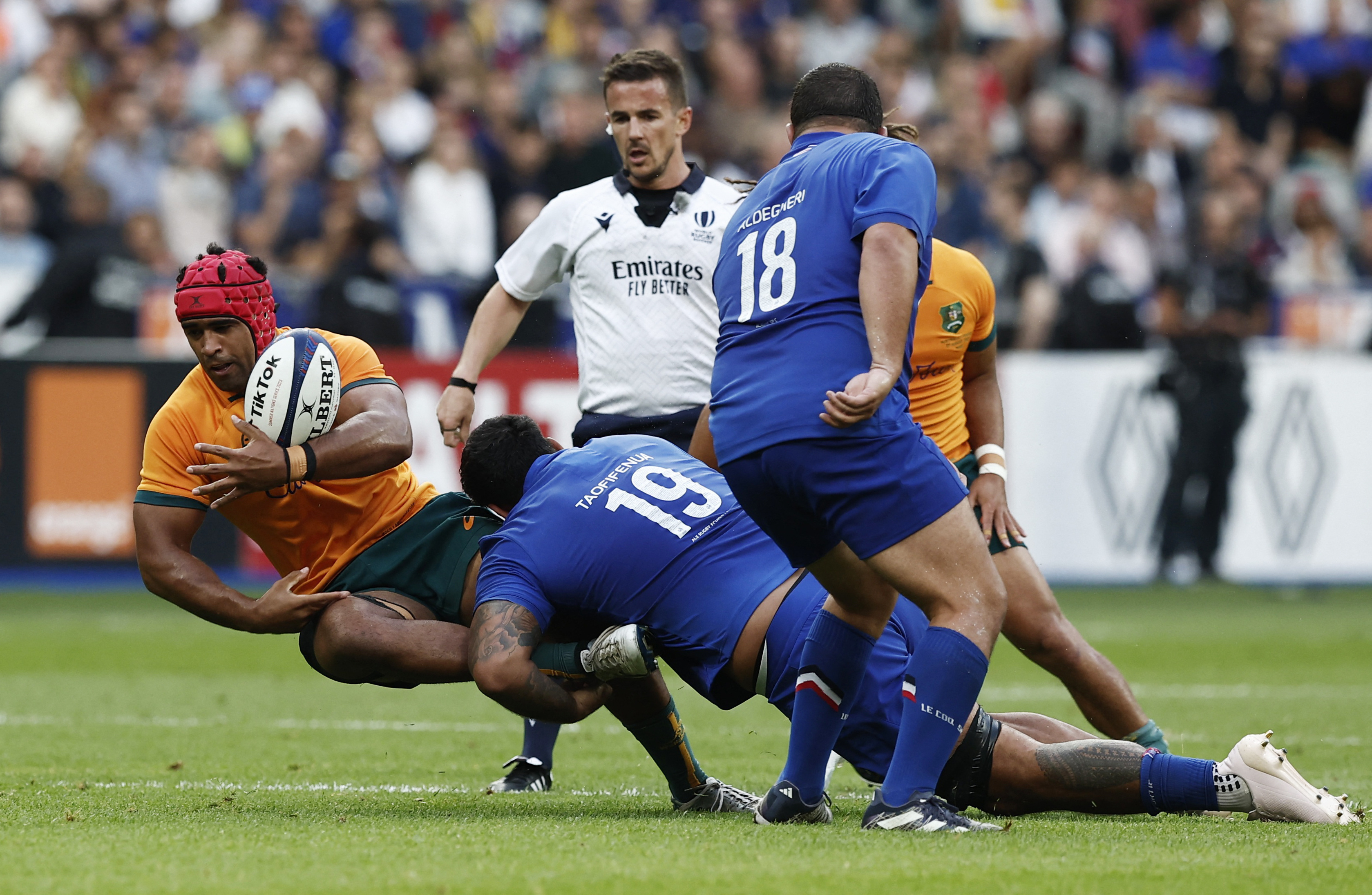 France win final World Cup warm-up over beleaguered Wallabies | Reuters