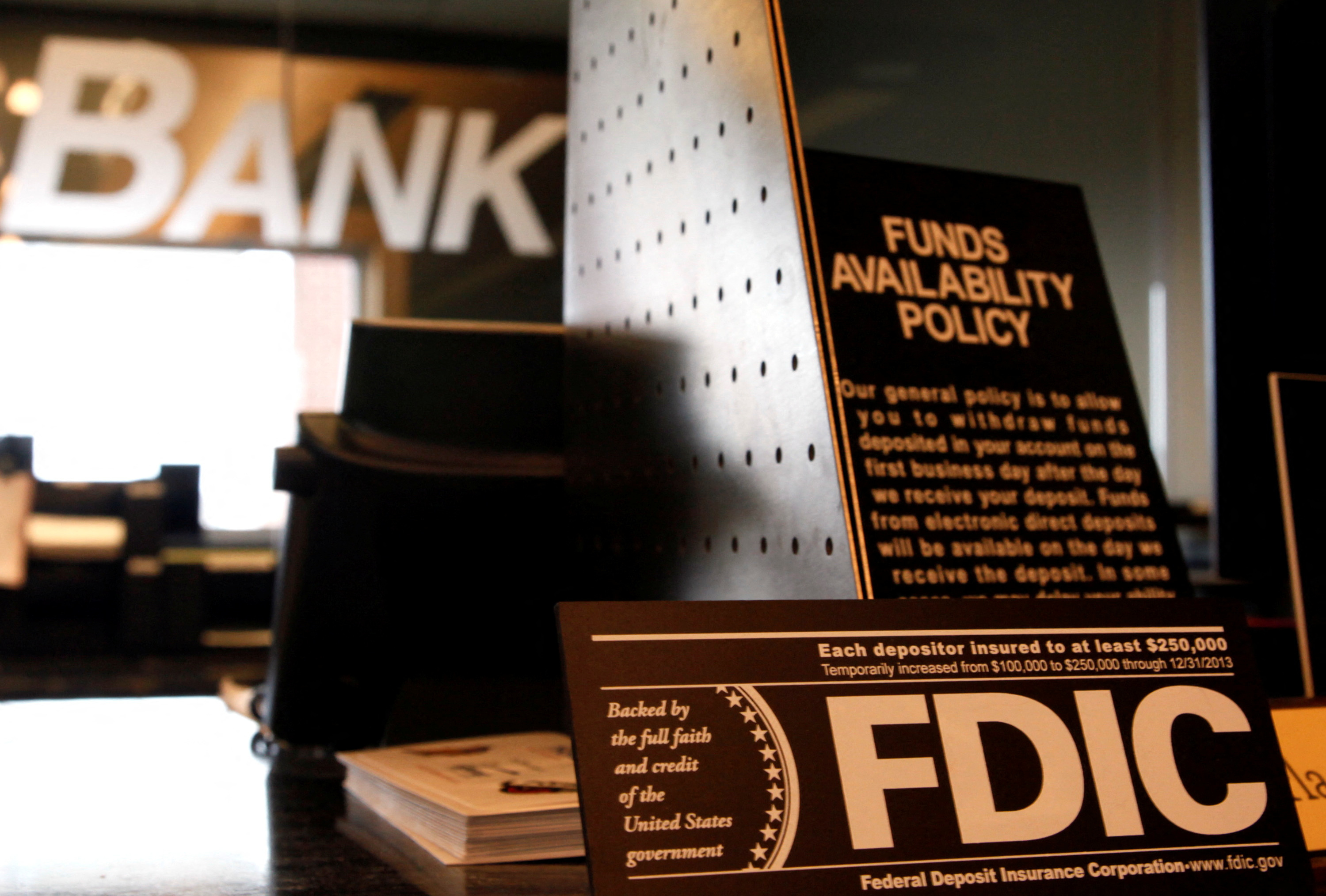 U.S. Treasury says record FDIC cash draw won't affect debt ceiling 'X ...