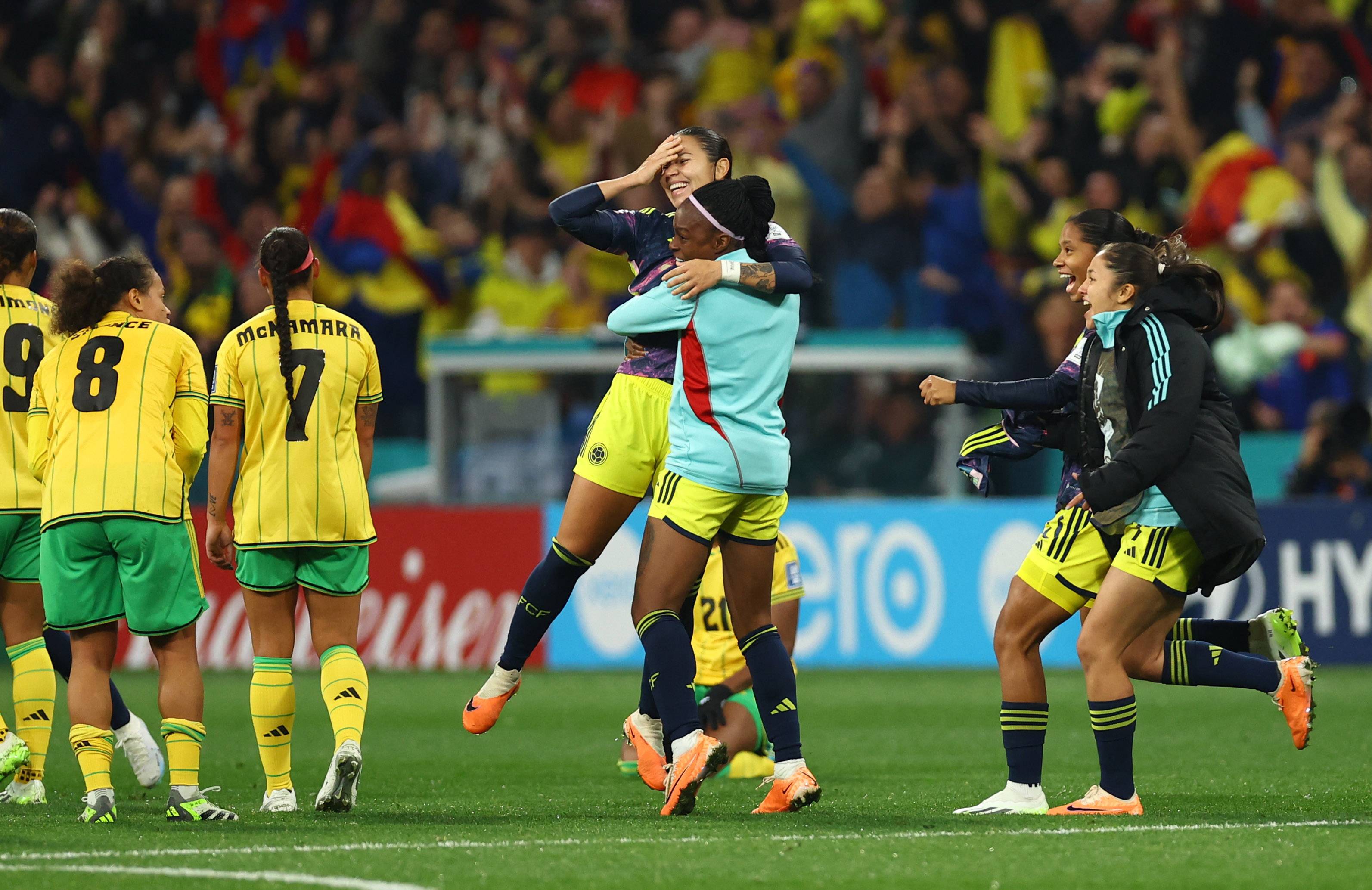 Usme leads Colombia to first World Cup quarter-finals | Reuters