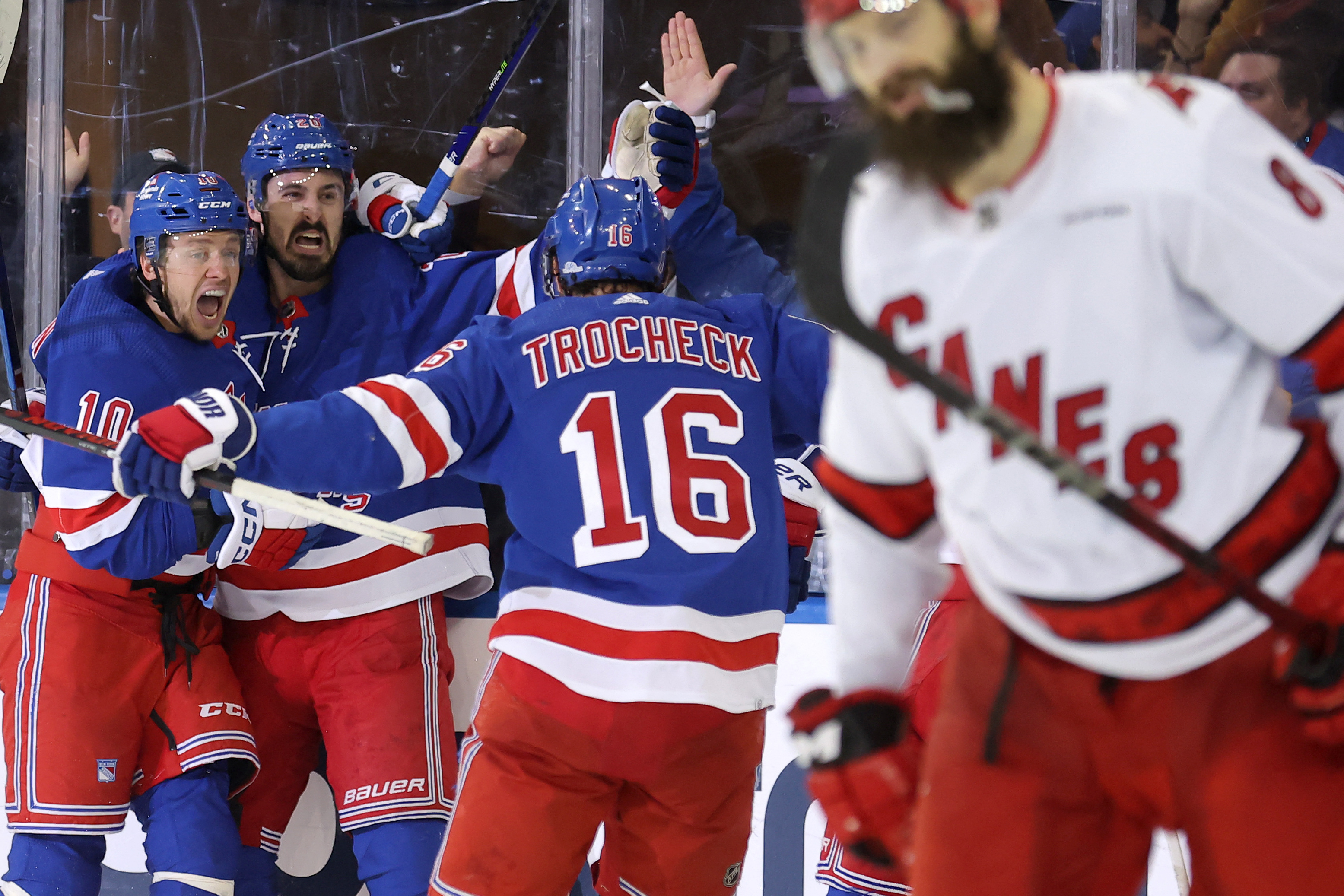Rangers outlast Hurricanes in 2 OTs, take 2-0 series edge | Reuters