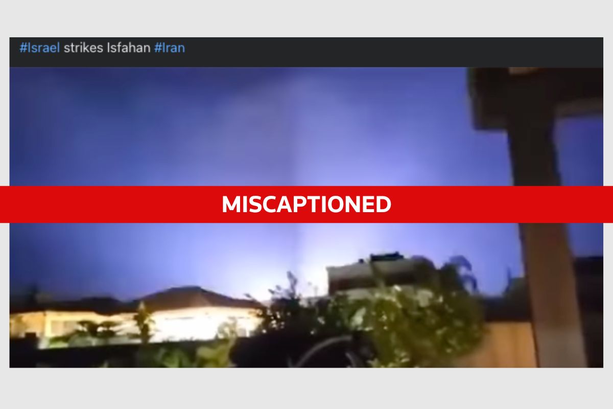 Fact Check: Video of explosion predates April 19 attack on Iran | Reuters