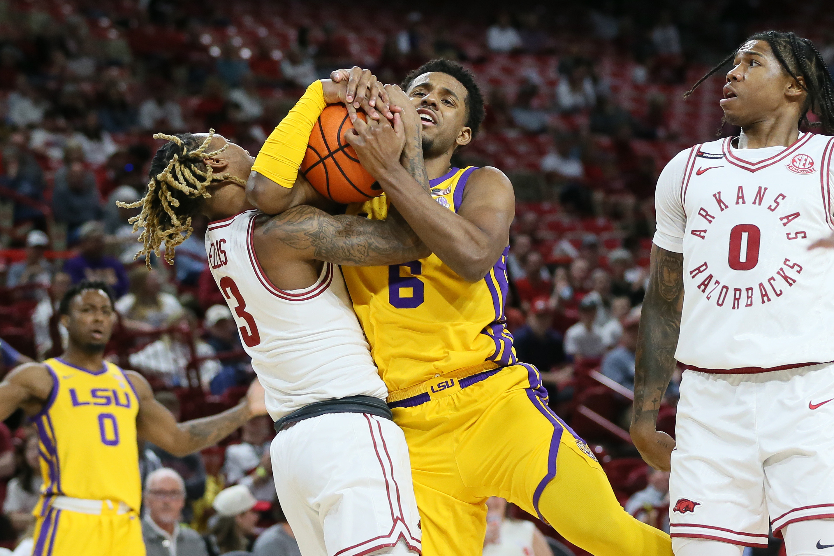 Khalif Battle, Arkansas prove to be too much to handle for LSU | Reuters