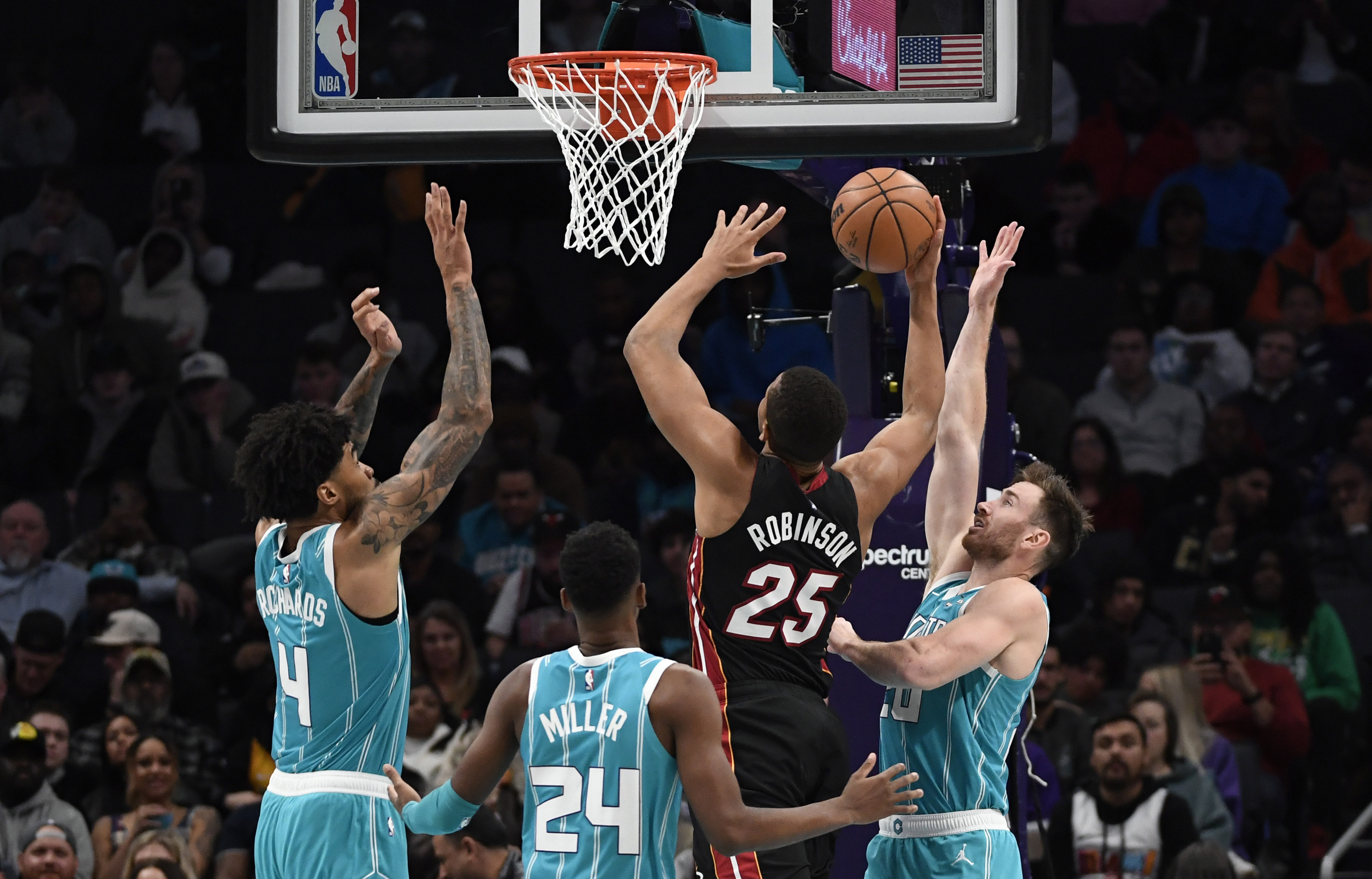 Heat Survive Late Wobble Hold Off Hornets Reuters