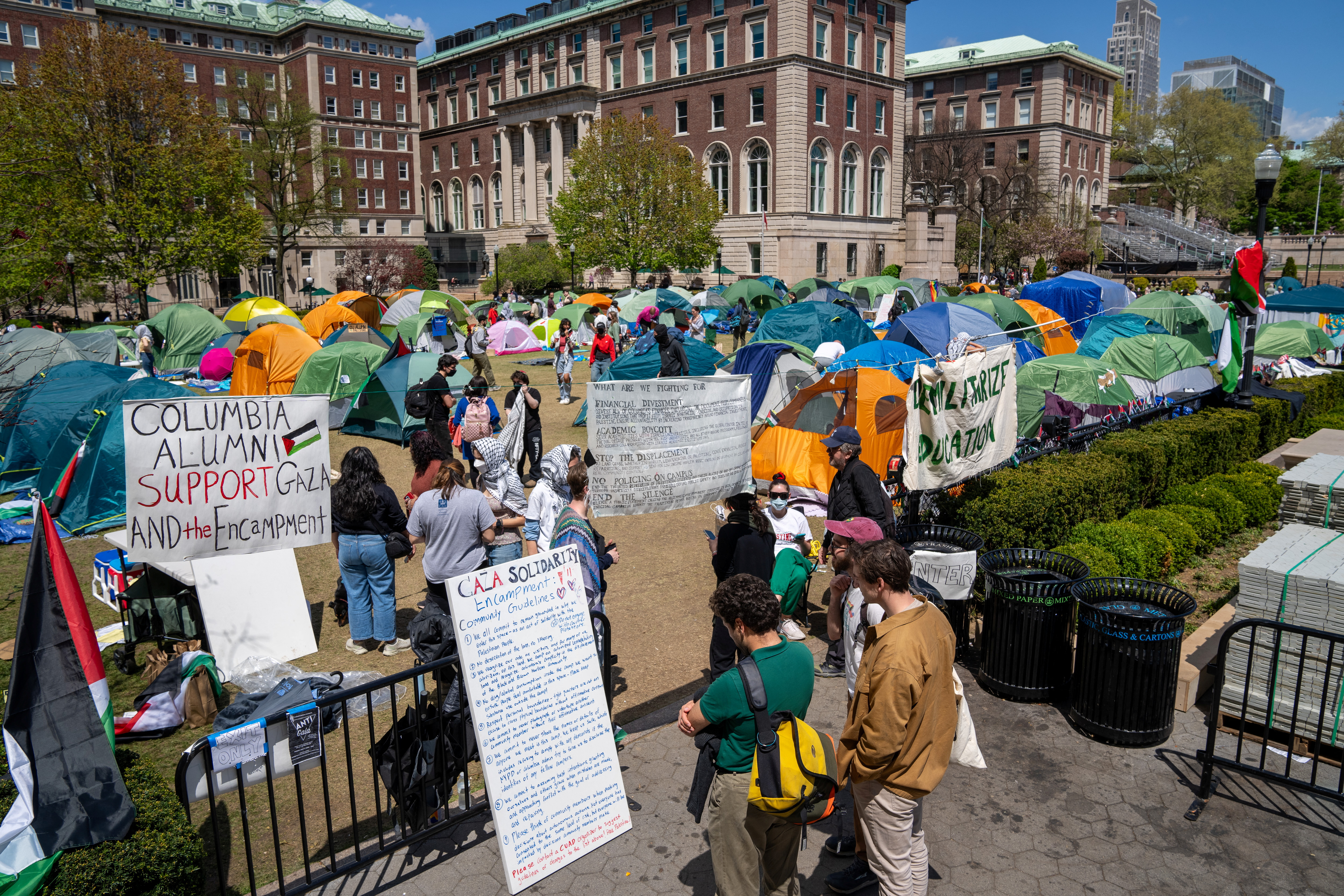Pro-Palestinian protests at US universities spread across the country ...