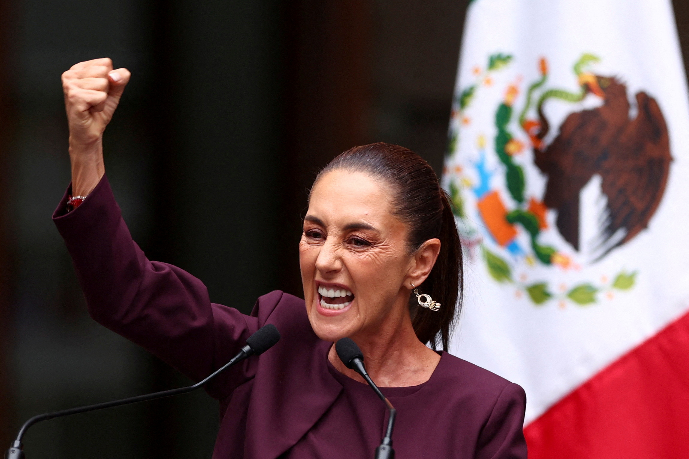 Mexico's Sheinbaum takes office, making history as first woman ...