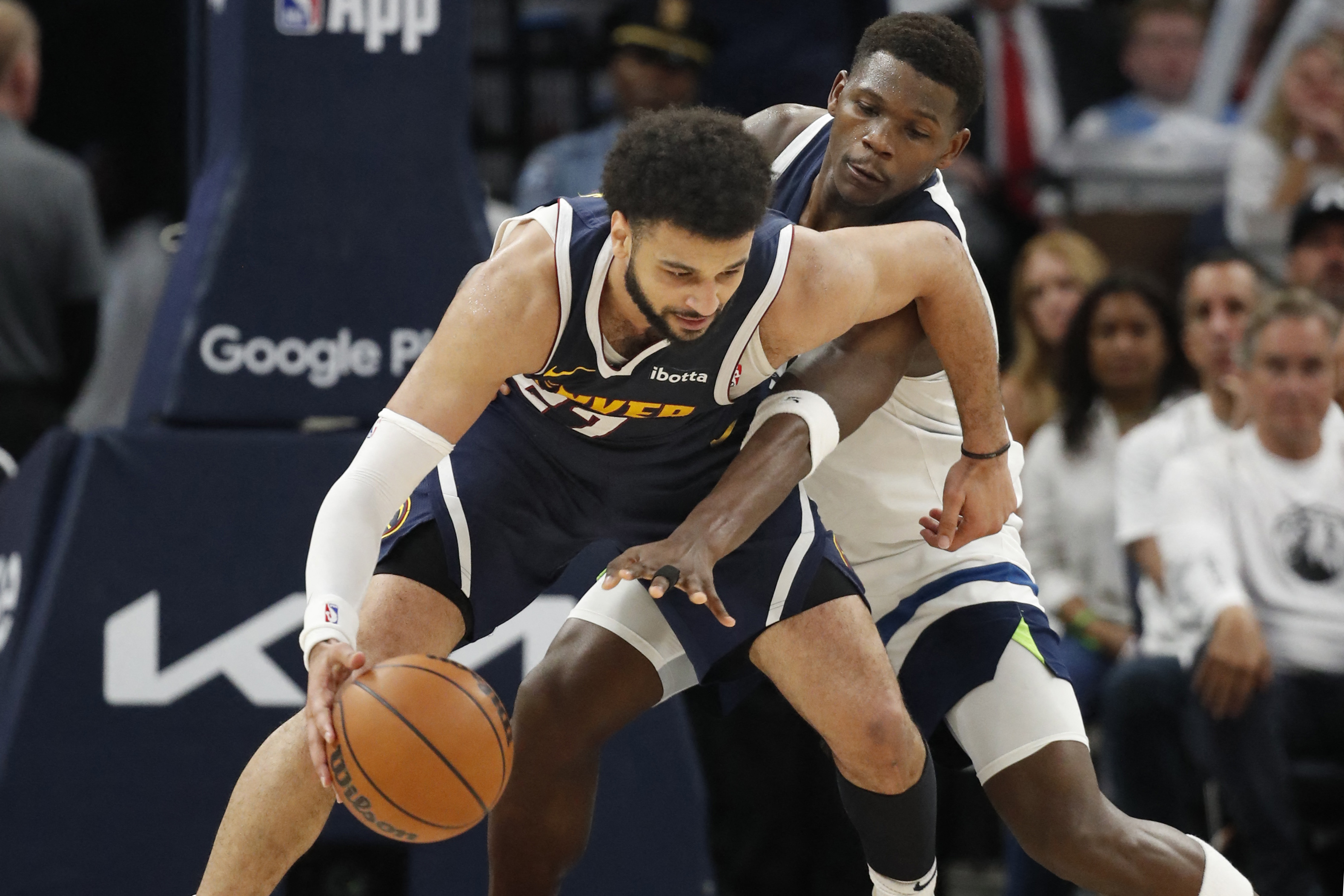 Road team wins again as Nuggets knock off Wolves, tie series | Reuters
