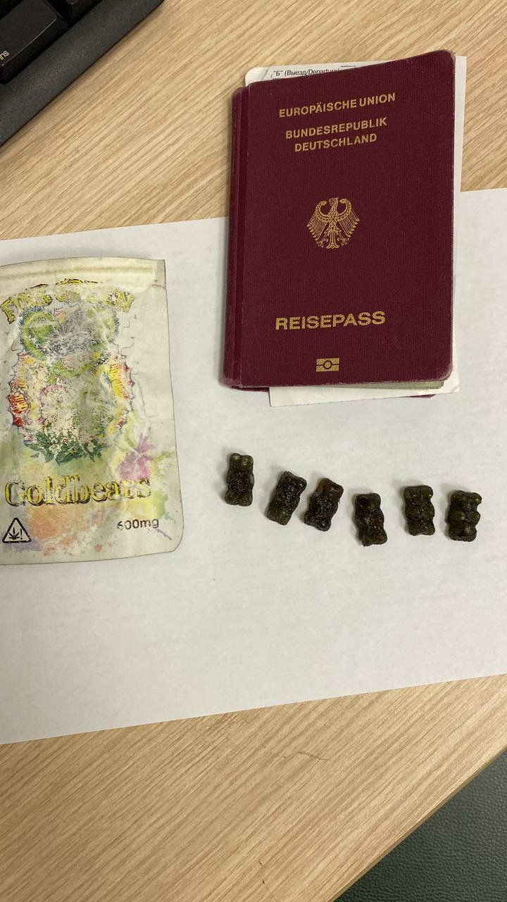 Russia detains German it says was travelling with cannabis gummy ...