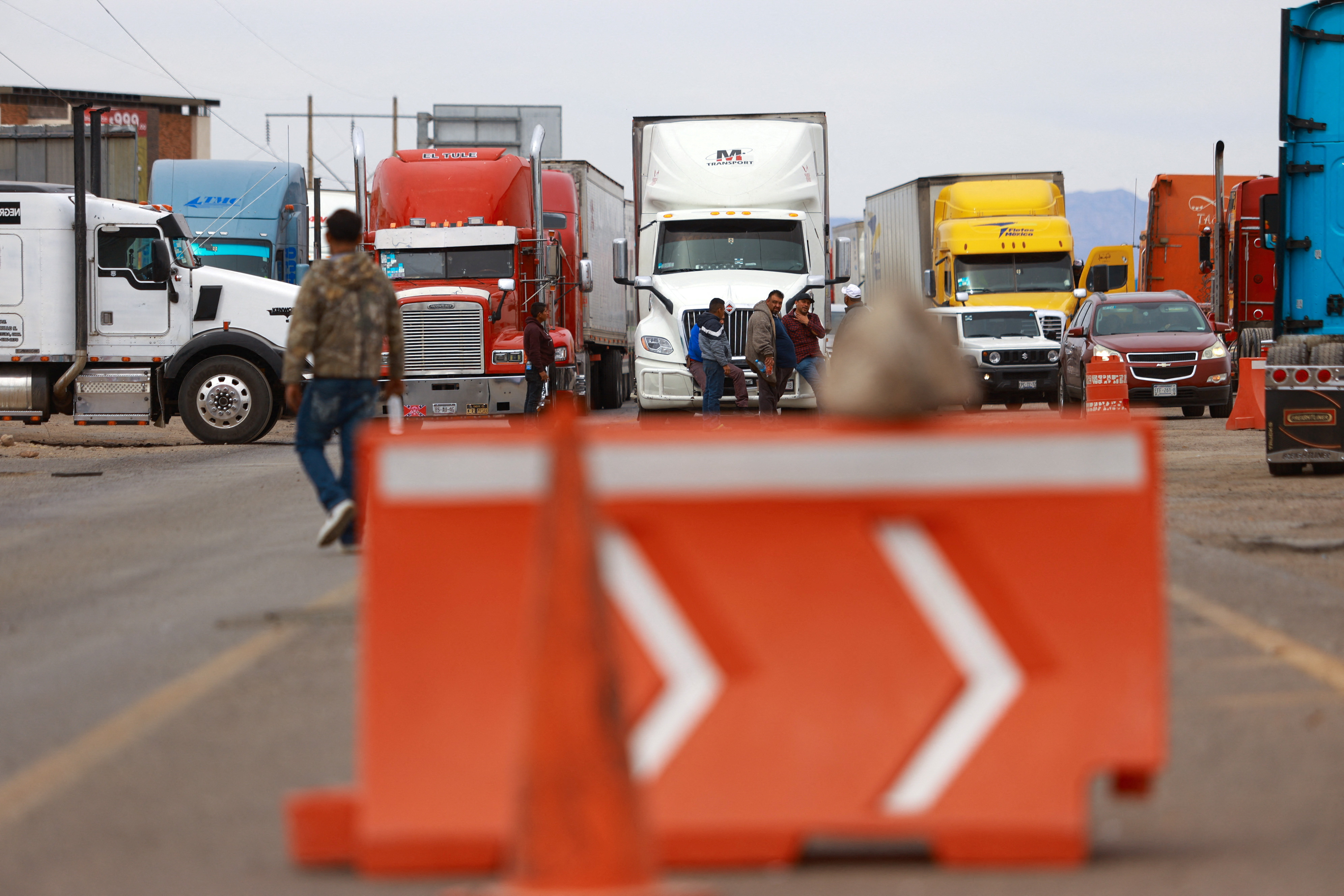 Striking truck drivers block key Mexican highways over lawlessness ...